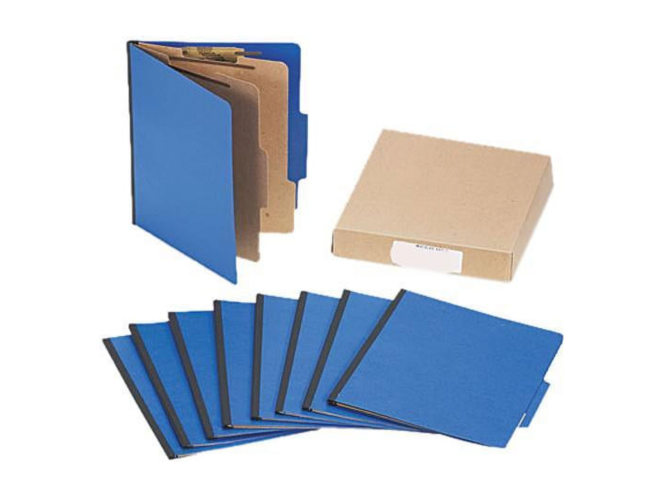 Acco 15663 Presstex Colorlife Classification Folders, Letter, 6-Section ...