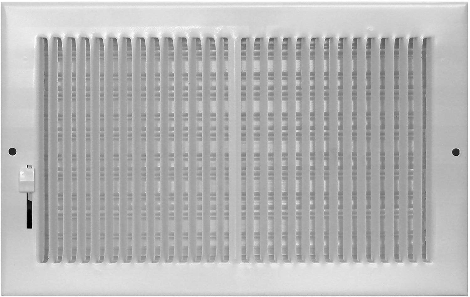 Accord AB3BRWH106 Baseboard Register with 1/3-Inch Fins Louvered Design ...