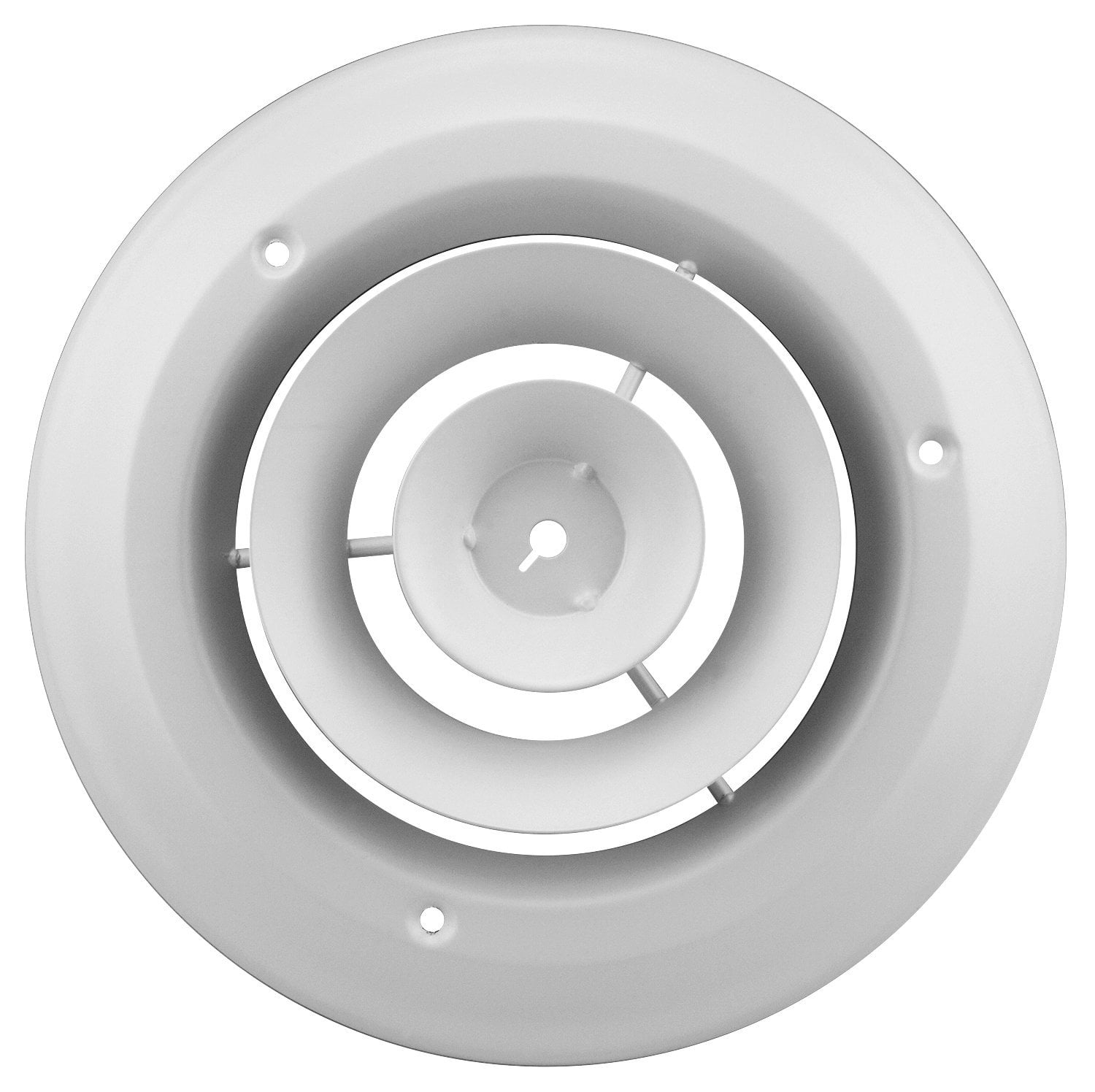 Accord ABCDWH06 Round Ceiling Diffuser, 6-Inch, White - Walmart.com