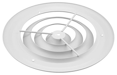 Accord ABCDWH08 Round Ceiling Diffuser, 8-Inch, White - Walmart.com