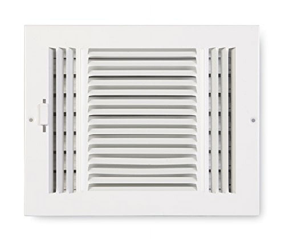 Accord ABSWWH3106 White Sidewall/Ceiling Register with 3-Way Air ...