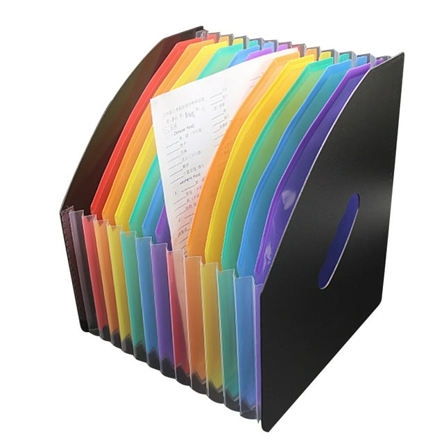 Accordian File Organizer 13 Pocket Expanding Folder Portable File ...