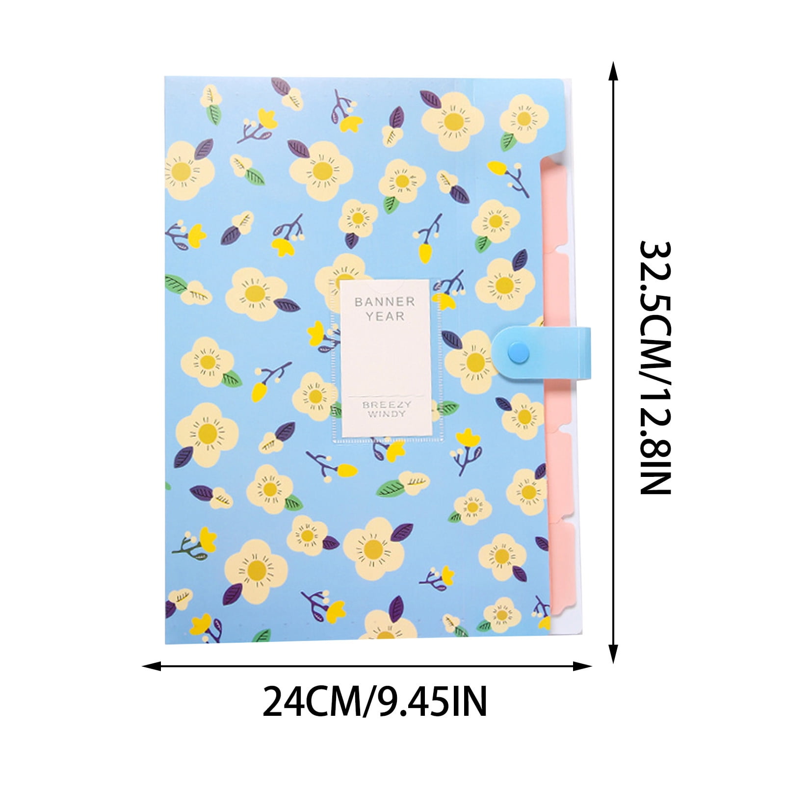 Accordian File Organizer Expanding File Folder, 6 Pockets File Holder ...