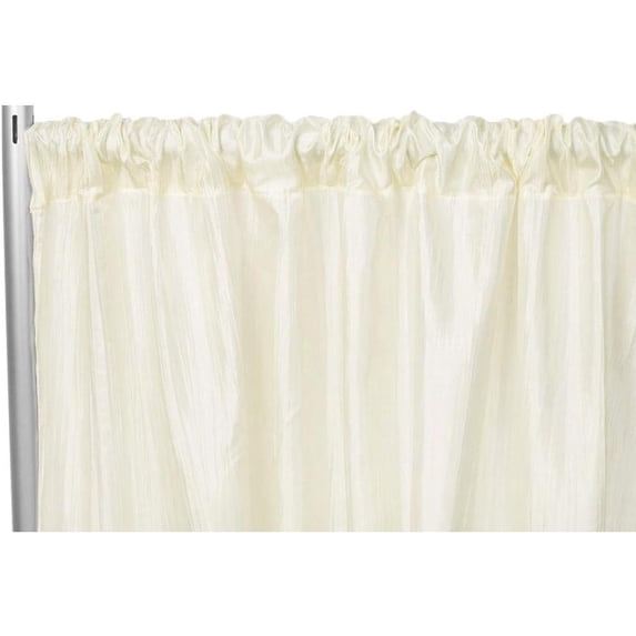 Accordion Crinkle Taffeta Drape - 10' x 54" (1 Pc), Elegant Backdrop ...