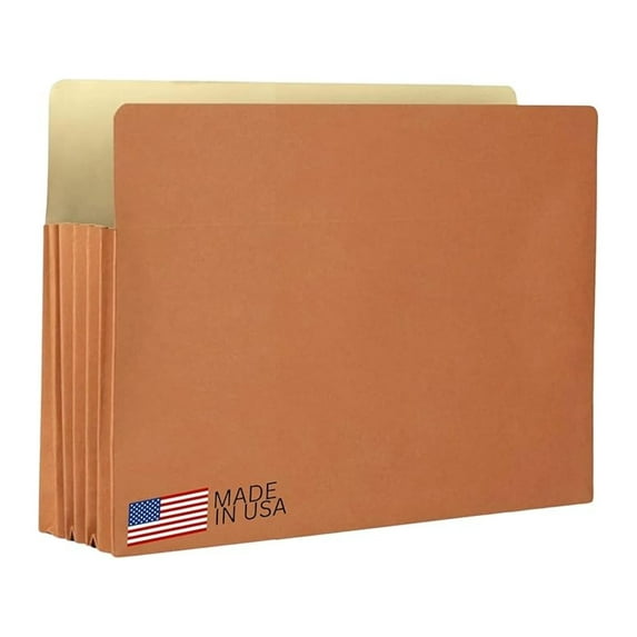 Accordion File Folders Letter Size | Box of 10 Redropes | Expanding ...