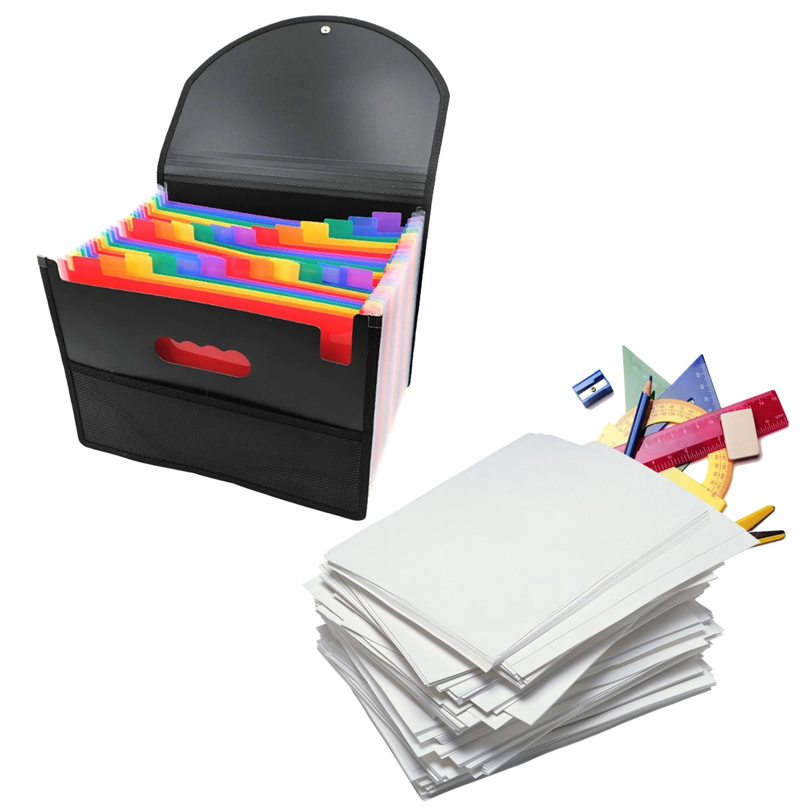 Accordion File Organizer 25 Pockets, Monthly Bill Receipt Tax Organizer ...