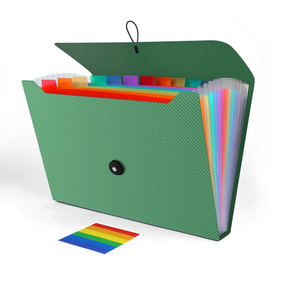Accordion File Organizer, Expanding File Folder for Sorting Documents ...