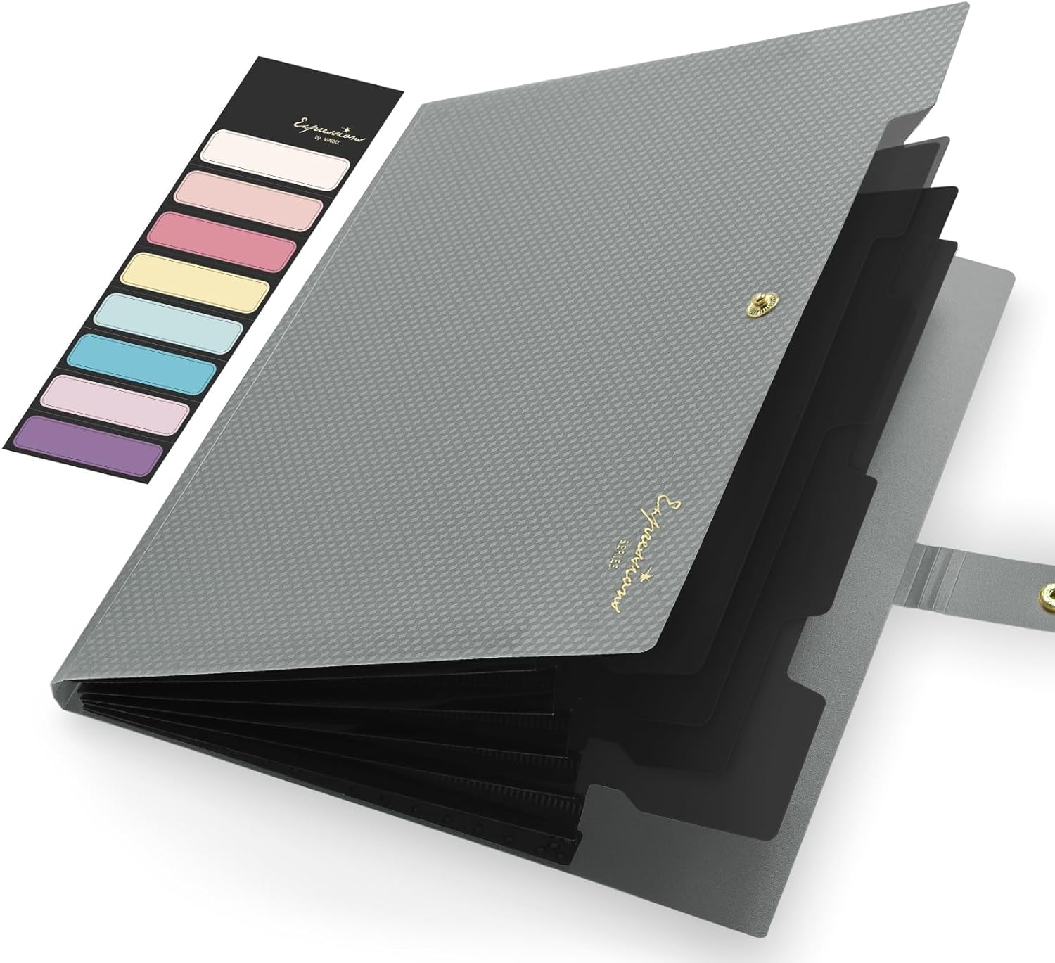 Accordion File Organizer, Letter Size Expanding File Folder with Labels ...