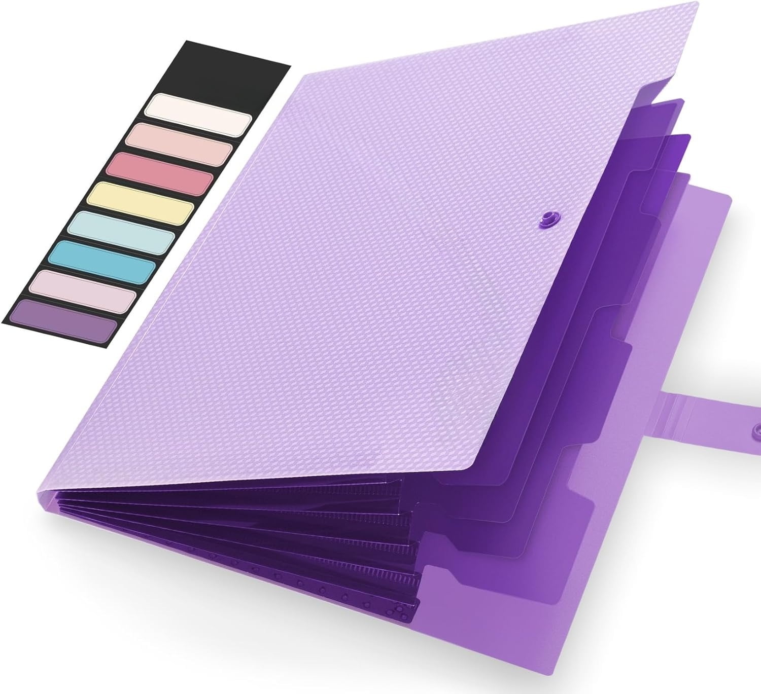 Accordion File Organizer, Letter Size Expanding File Folder with Labels ...