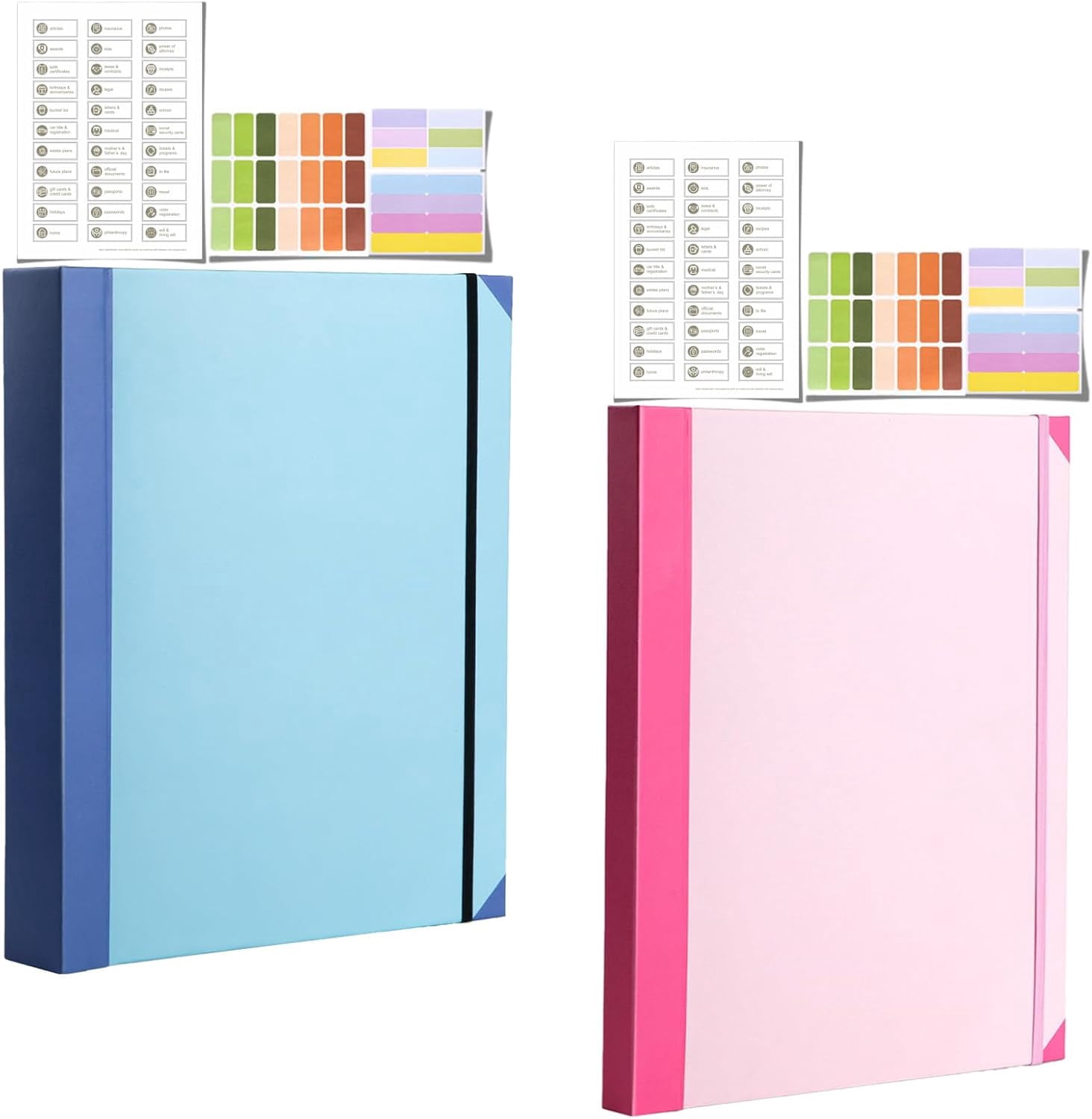 Accordion File Organizer Manila Pocket Document Folder for Passports ...