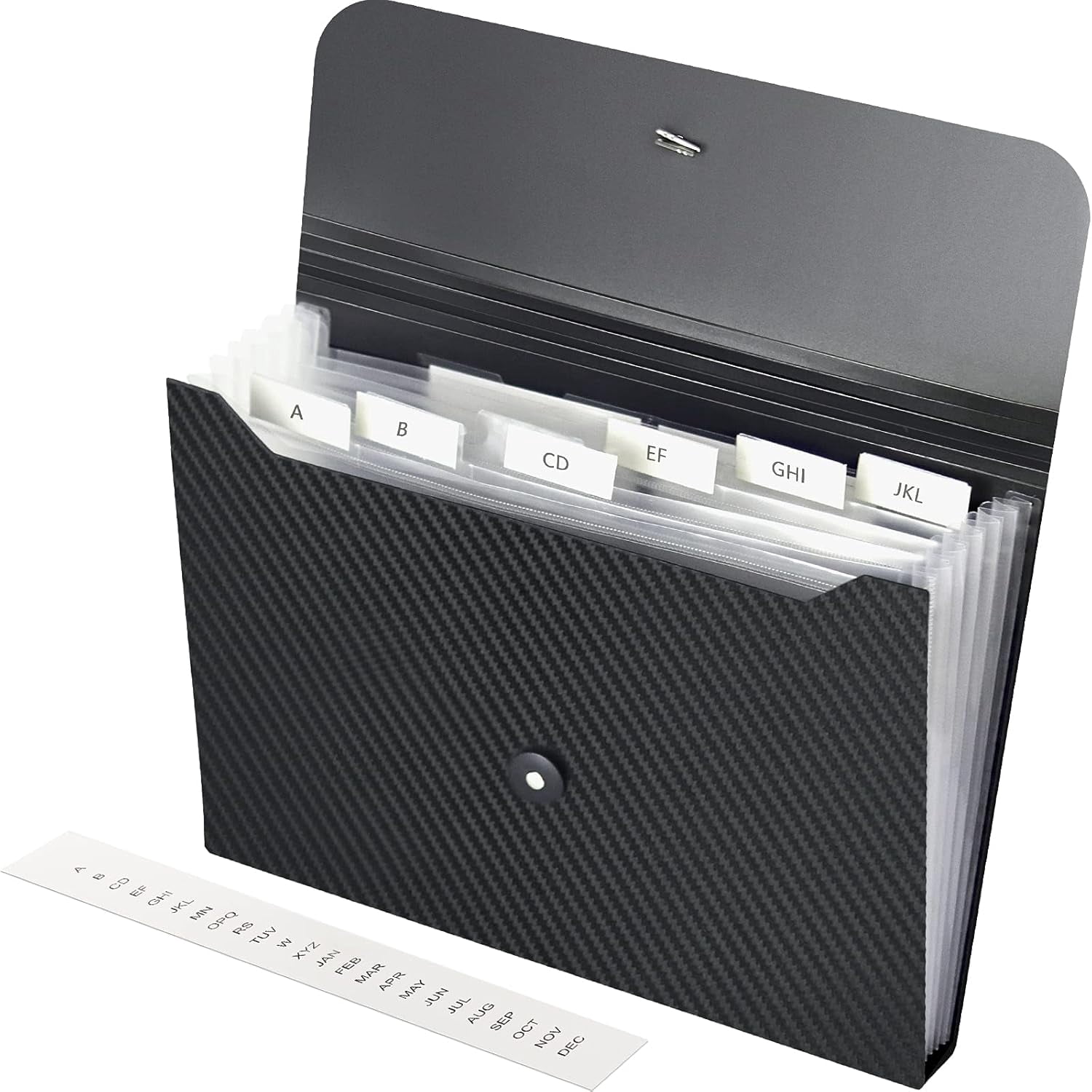 Accordion File Organizer for Office, Portable Design Expanding File ...