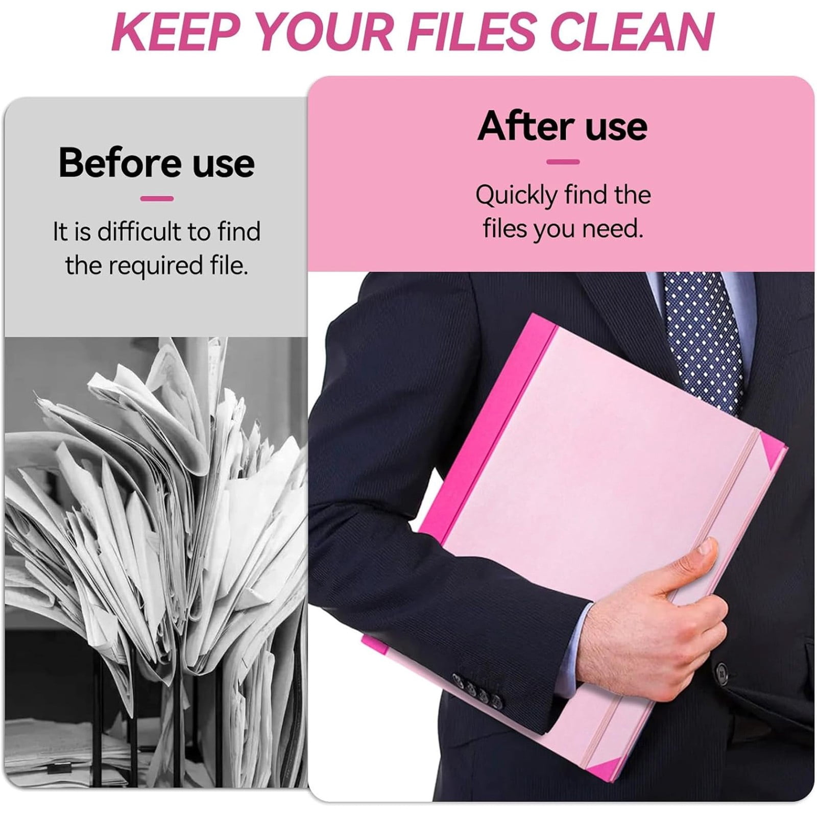 Accordion File Organizer Pocket Folder For Passports Birth Certificates ...