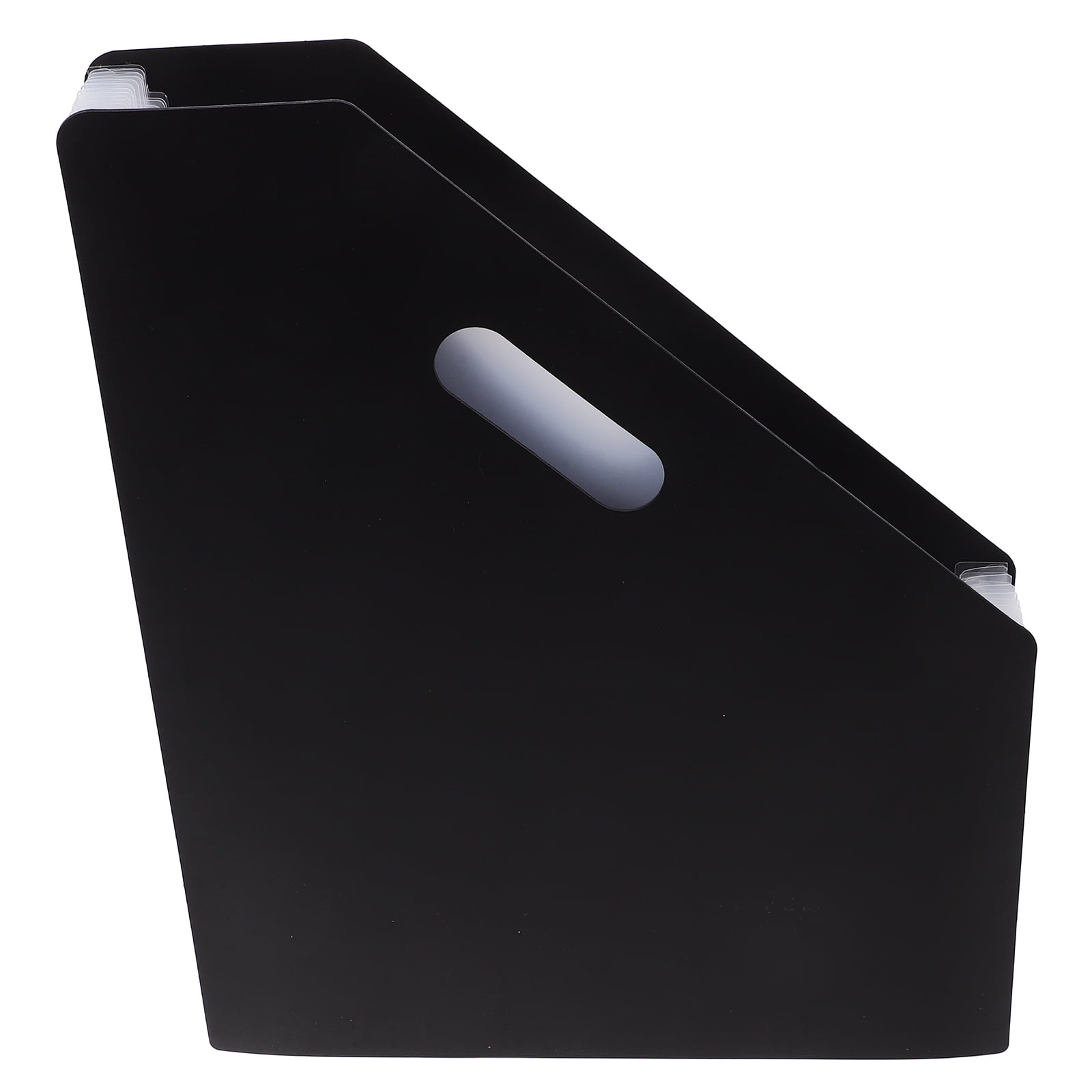 Accordion File Organizer Vertical Standing White Desk Shelves Office ...