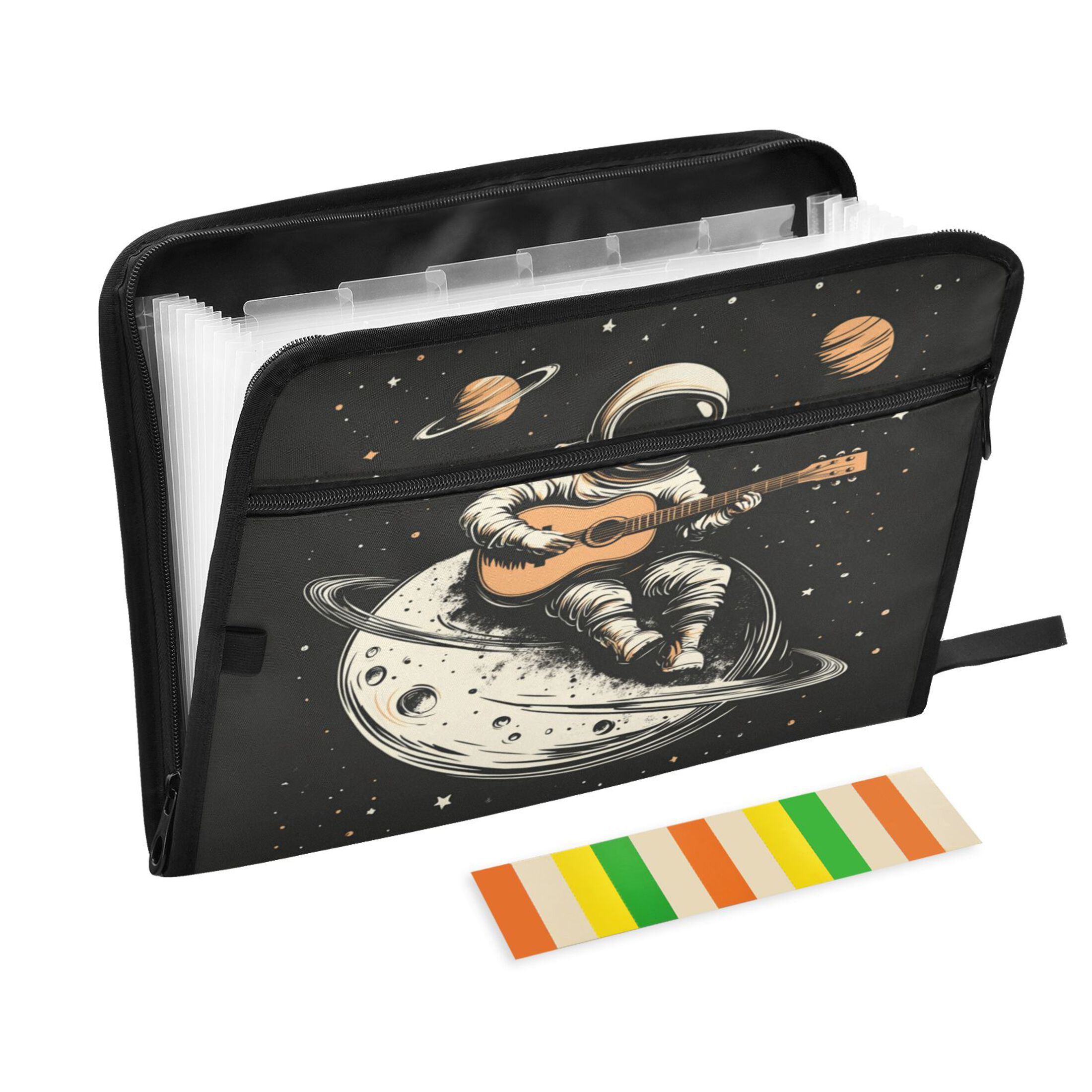 Accordion File Organizer with Zip Closure 13 Pockets Expanding File ...