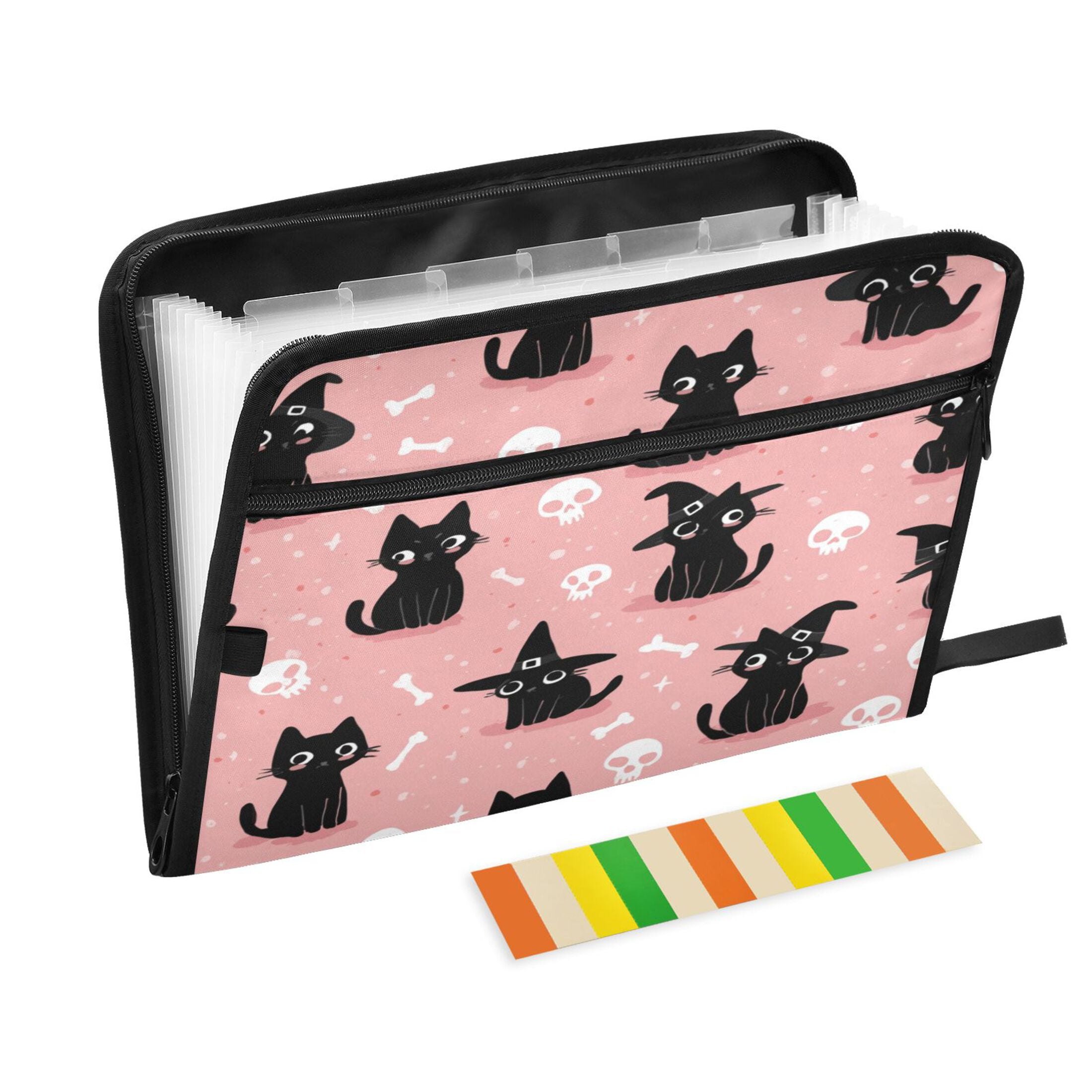 Accordion File Organizer with Zip Closure 13 Pockets Expanding File ...