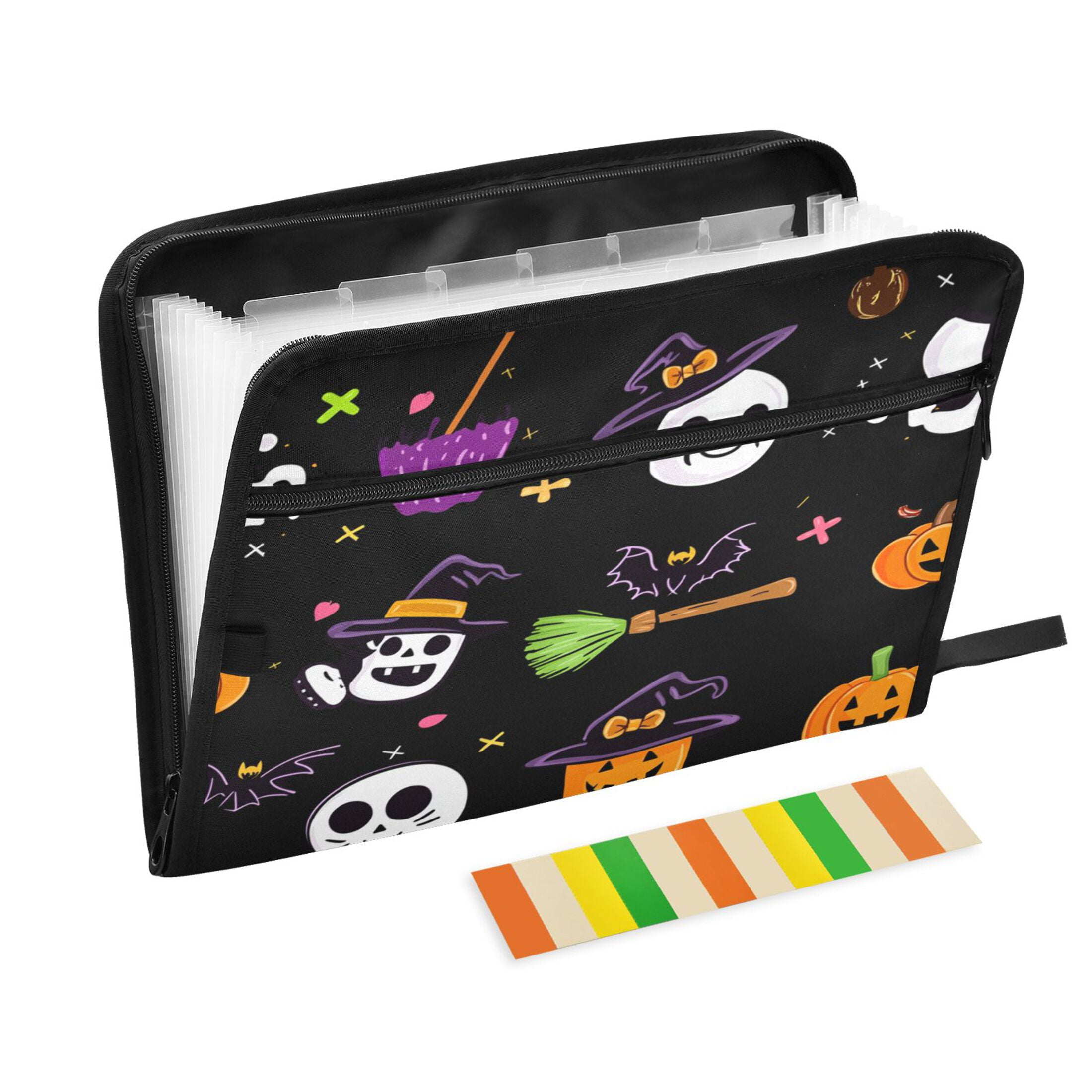 Accordion File Organizer with Zip Closure 13 Pockets Expanding File ...