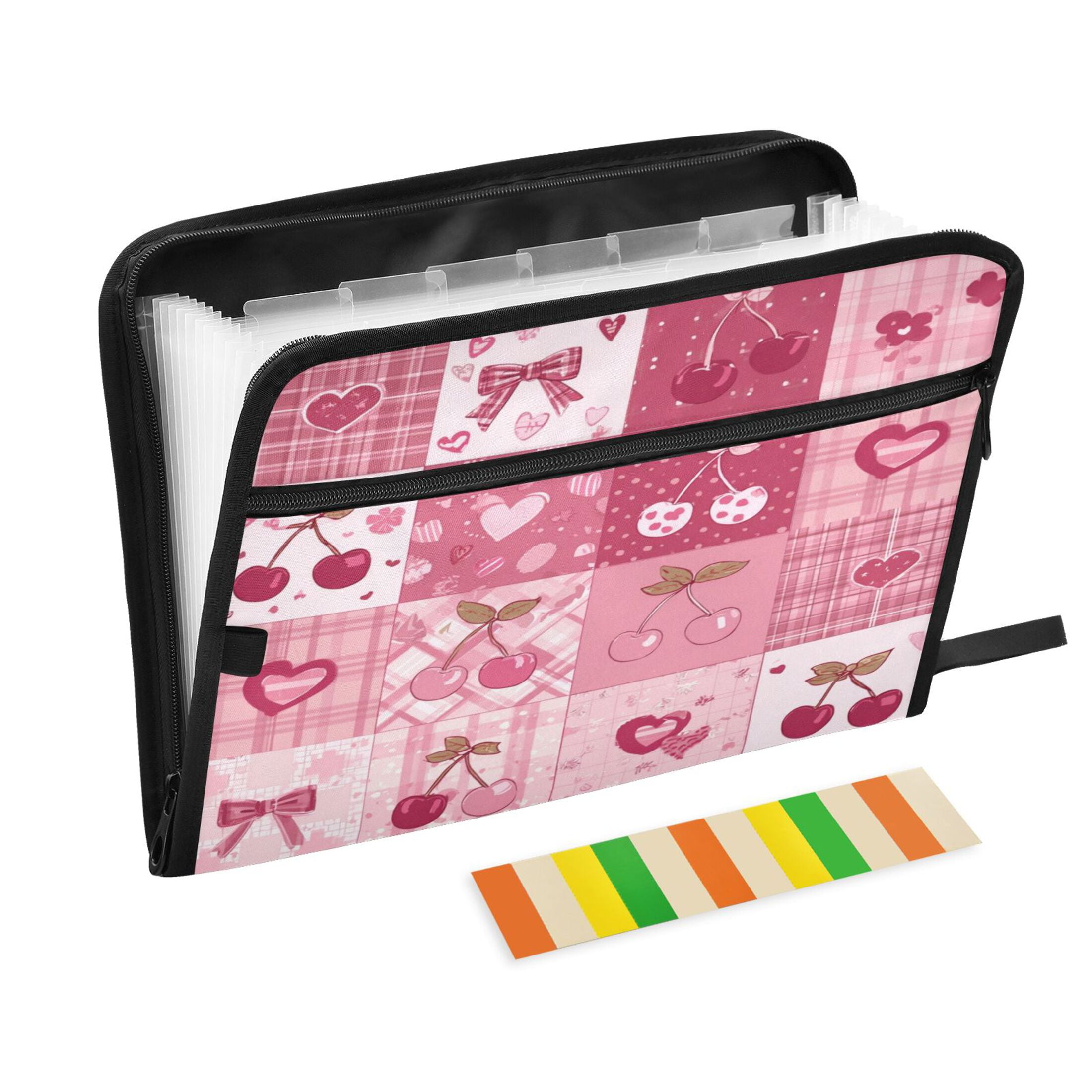 Accordion File Organizer with Zip Closure 13 Pockets Expanding File ...