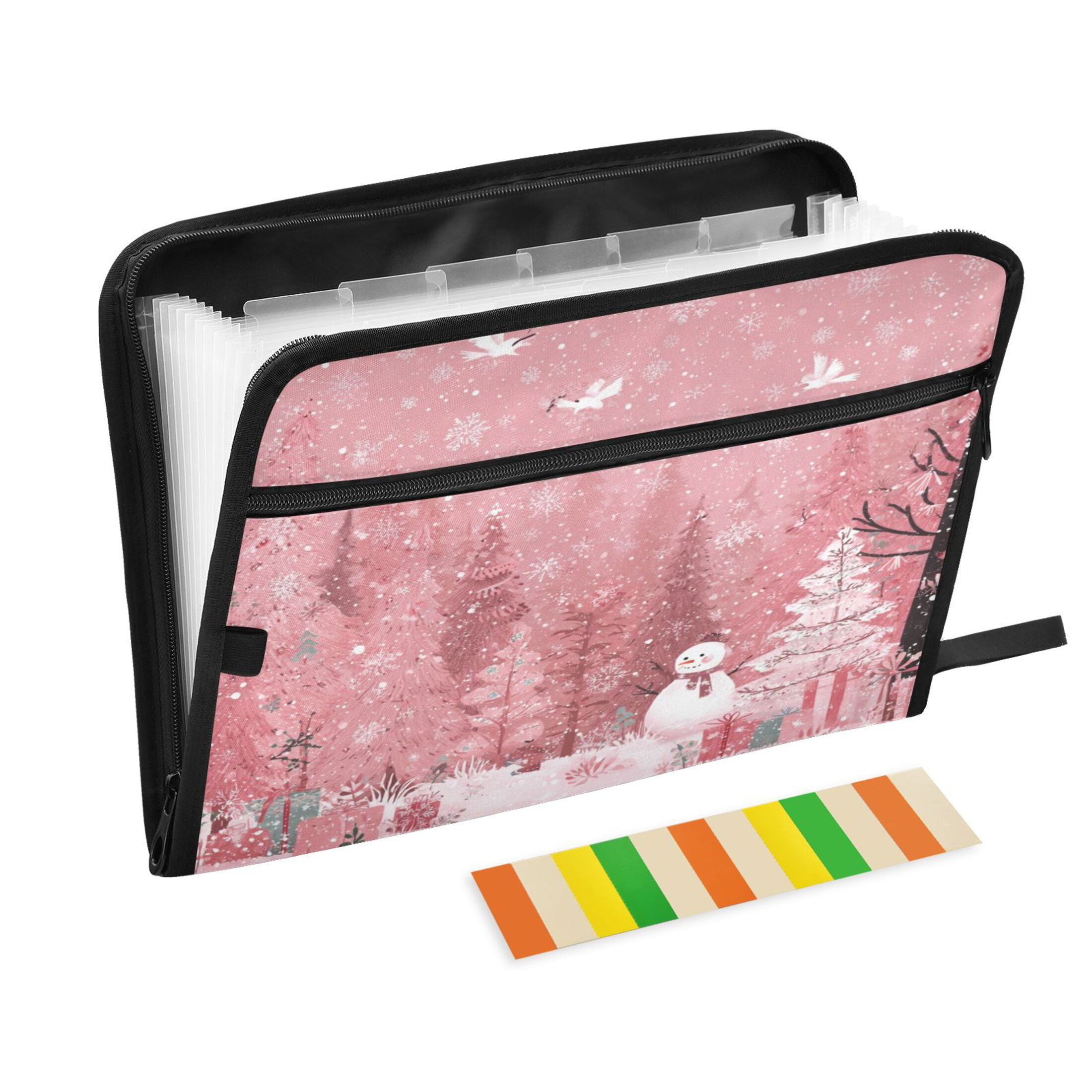 Accordion File Organizer with Zip Closure 13 Pockets Expanding File ...