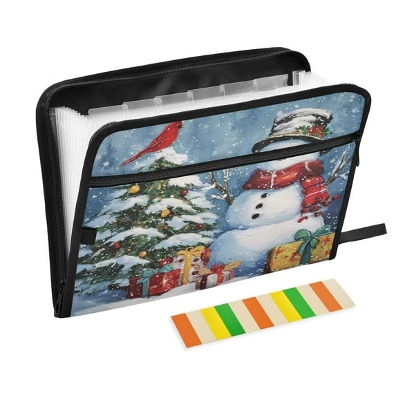Accordion File Organizer with Zip Closure 13 Pockets Expanding File ...