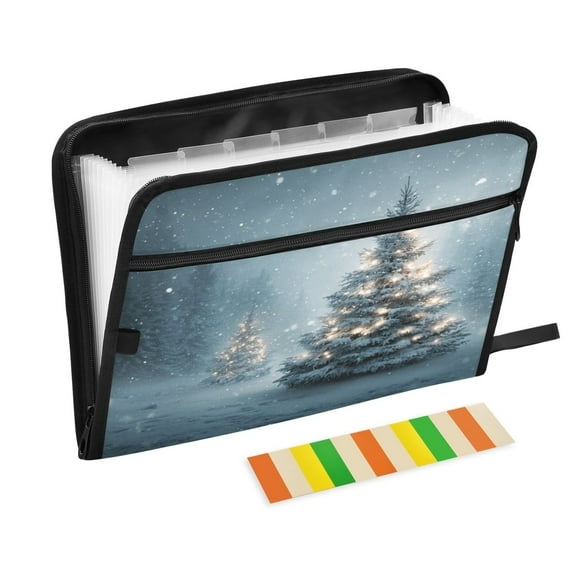 Accordion File Organizer with Zip Closure 13 Pockets Expanding File ...