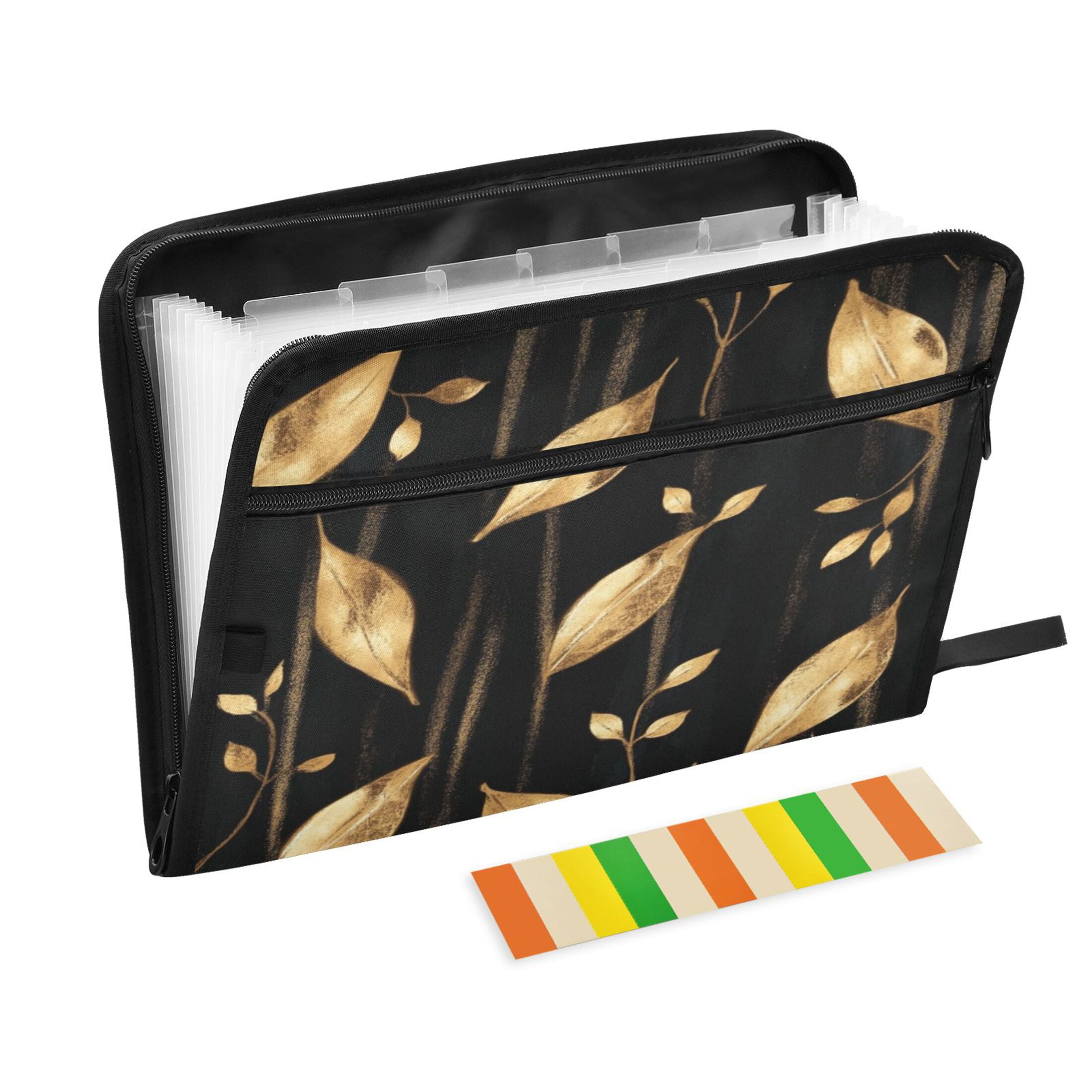 Accordion File Organizer with Zip Closure 13 Pockets Expanding File ...
