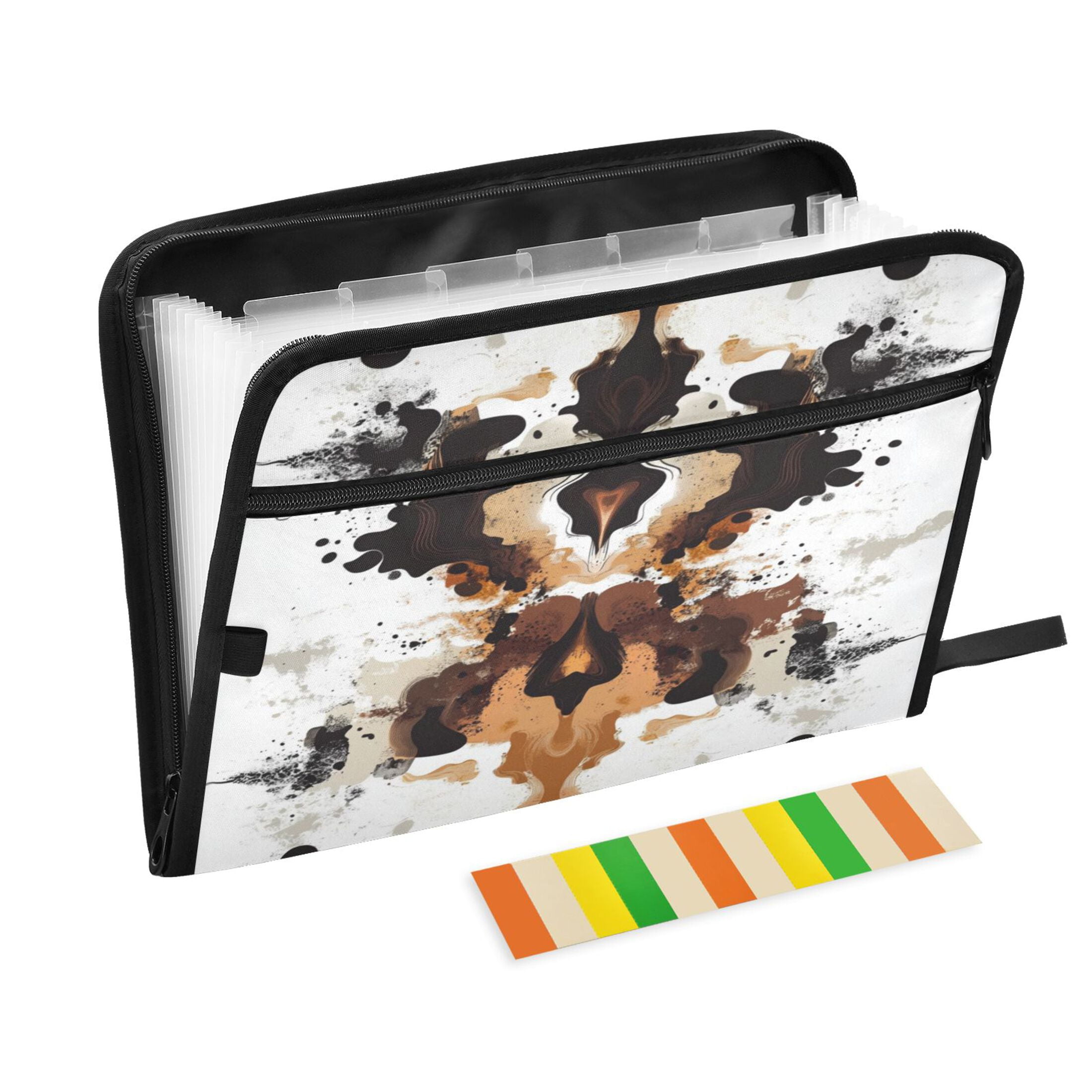 Accordion File Organizer with Zip Closure 13 Pockets Expanding File ...