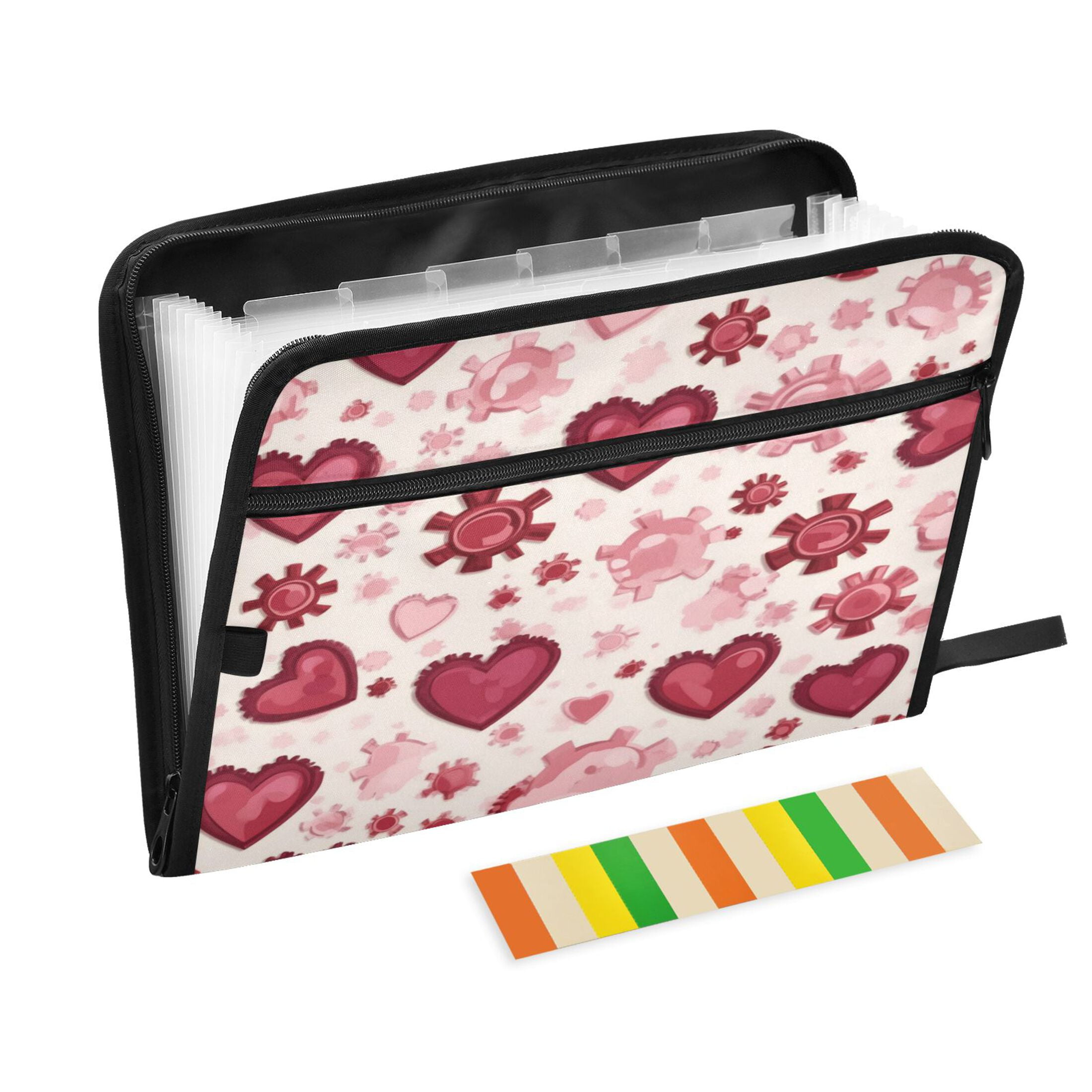 Accordion File Organizer with Zip Closure 13 Pockets Expanding File ...