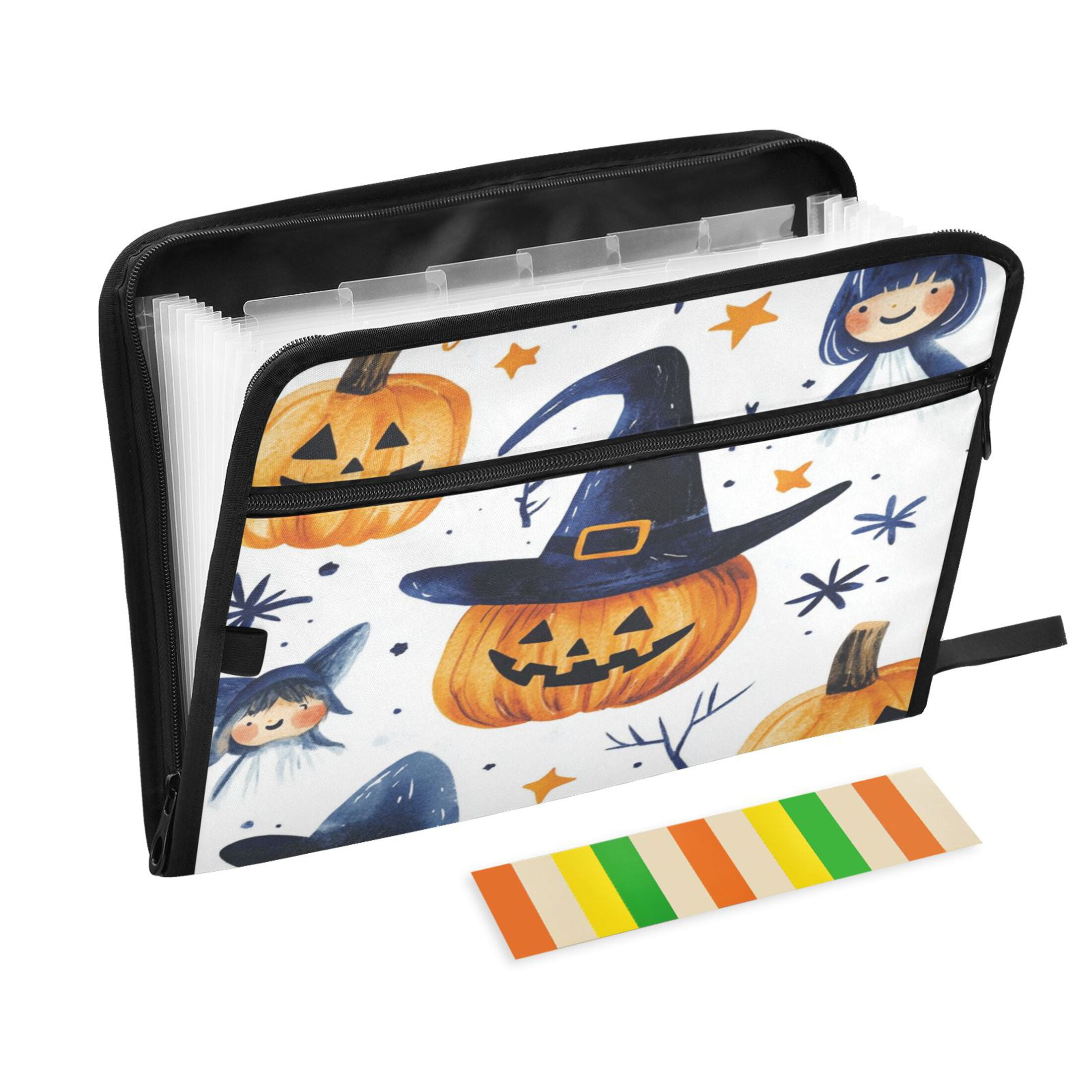 Accordion File Organizer with Zip Closure 13 Pockets Expanding File ...