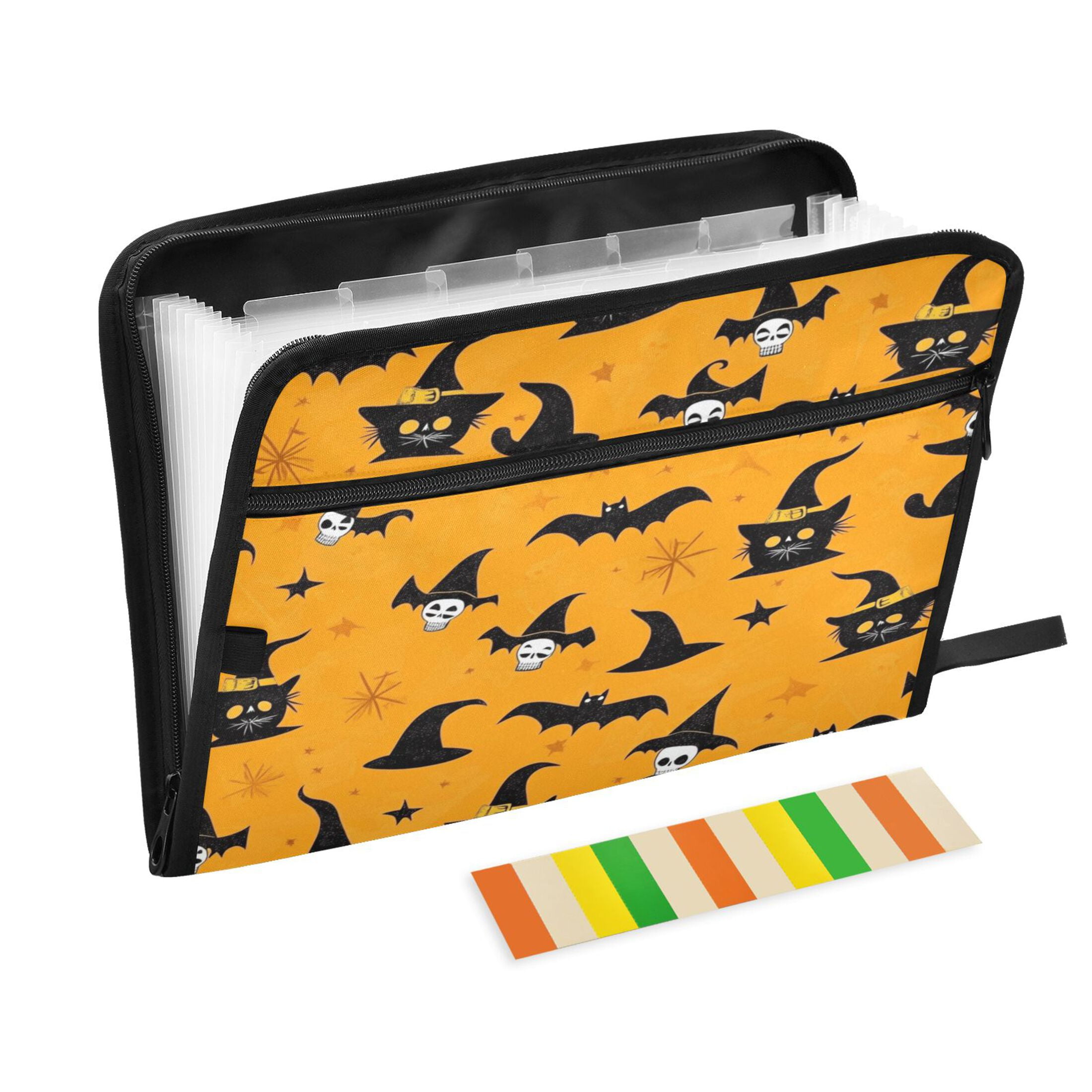Accordion File Organizer with Zip Closure 13 Pockets Expanding File ...