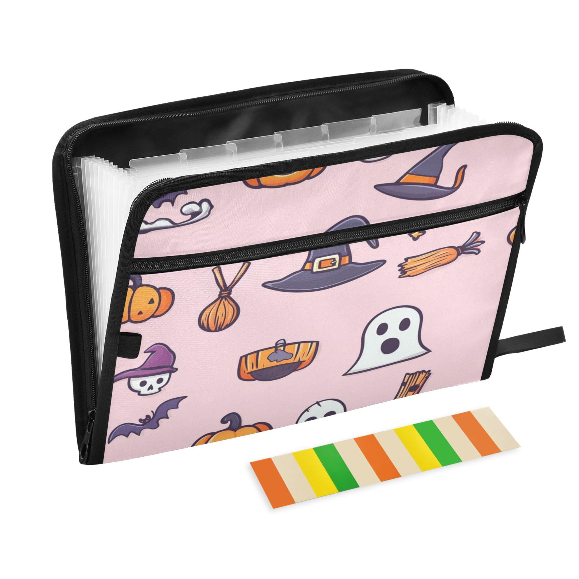 Accordion File Organizer with Zip Closure 13 Pockets Expanding File ...