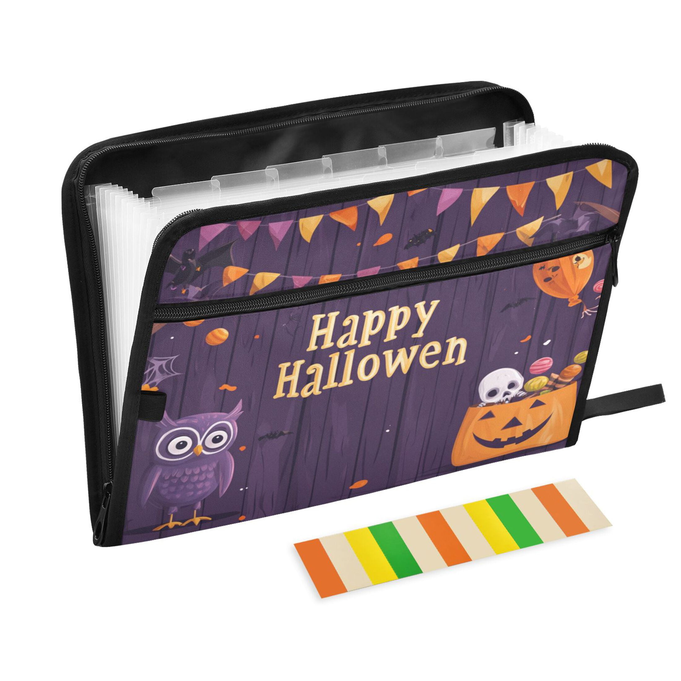 Accordion File Organizer with Zip Closure 13 Pockets Expanding File Folder Letter A4 Paper ...