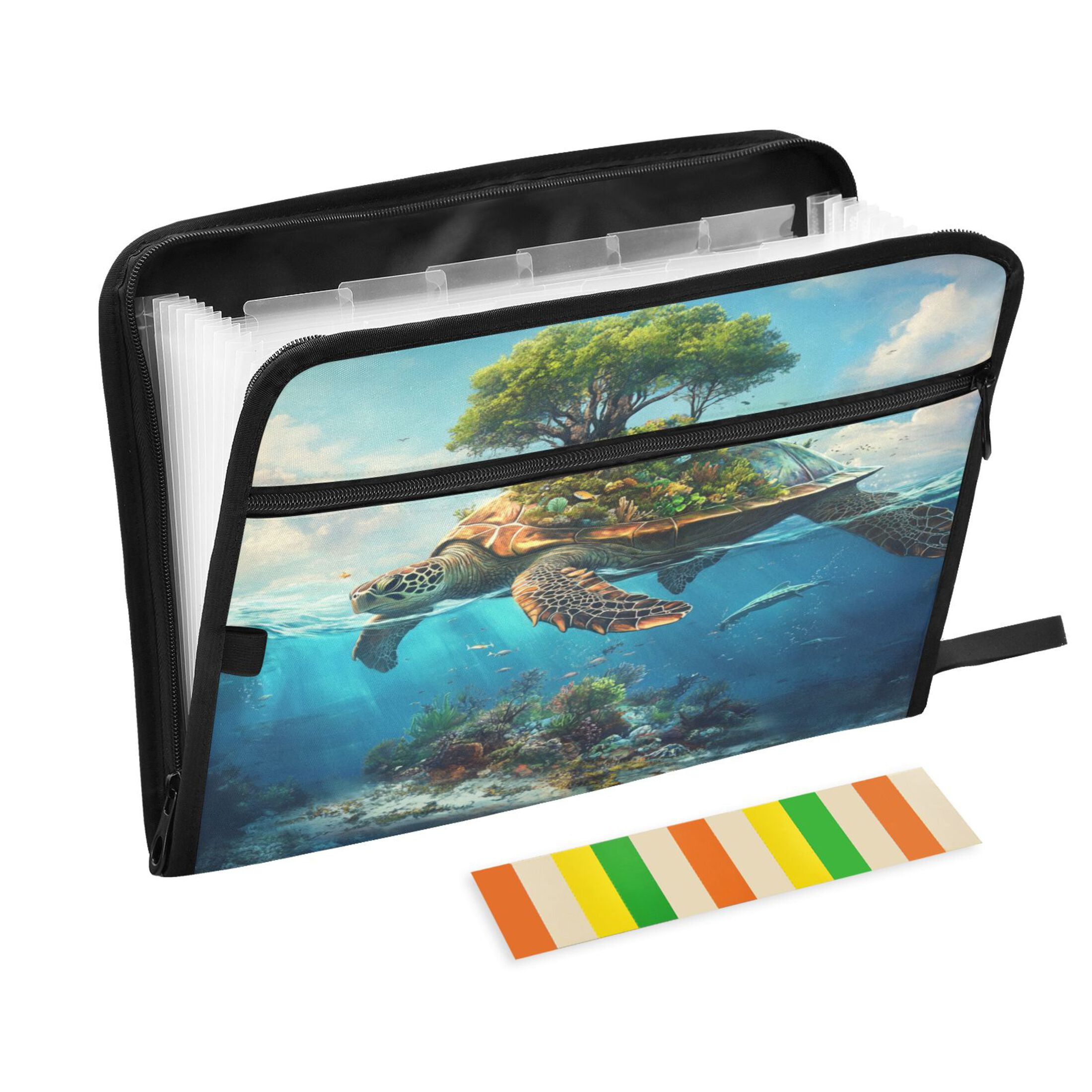 Accordion File Organizer with Zip Closure 13 Pockets Expanding File ...