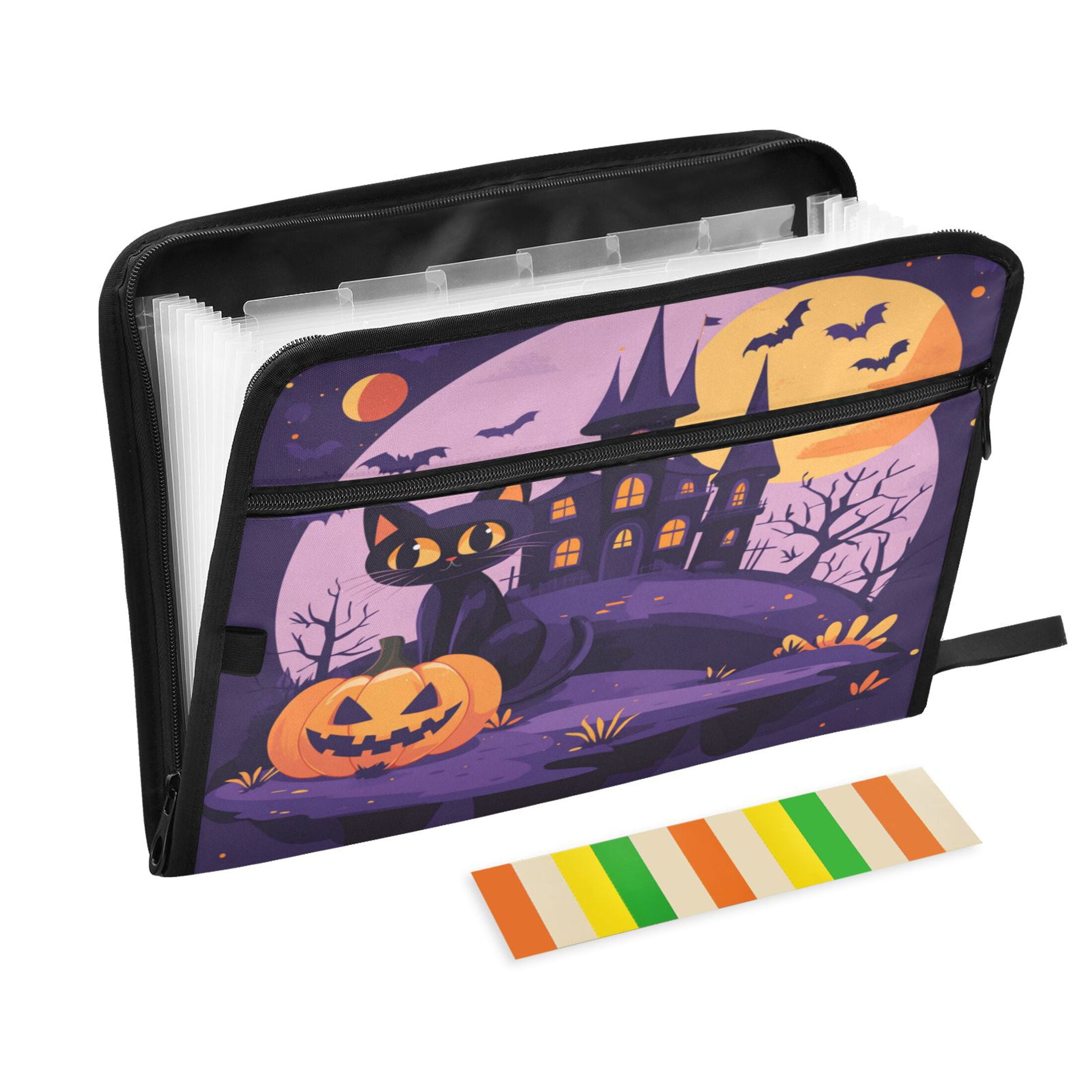 Accordion File Organizer with Zip Closure 13 Pockets Expanding File ...