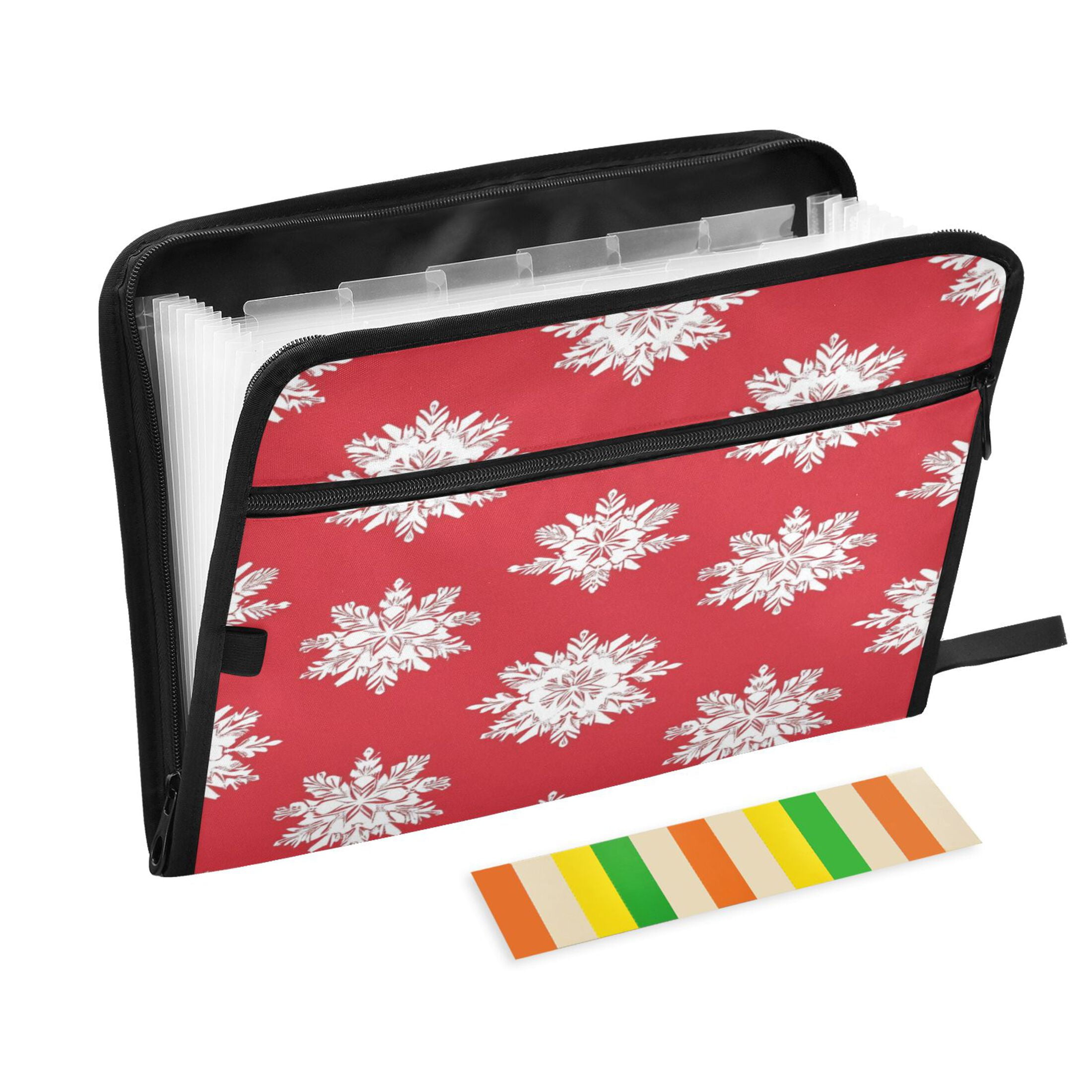 Accordion File Organizer with Zip Closure 13 Pockets Expanding File ...