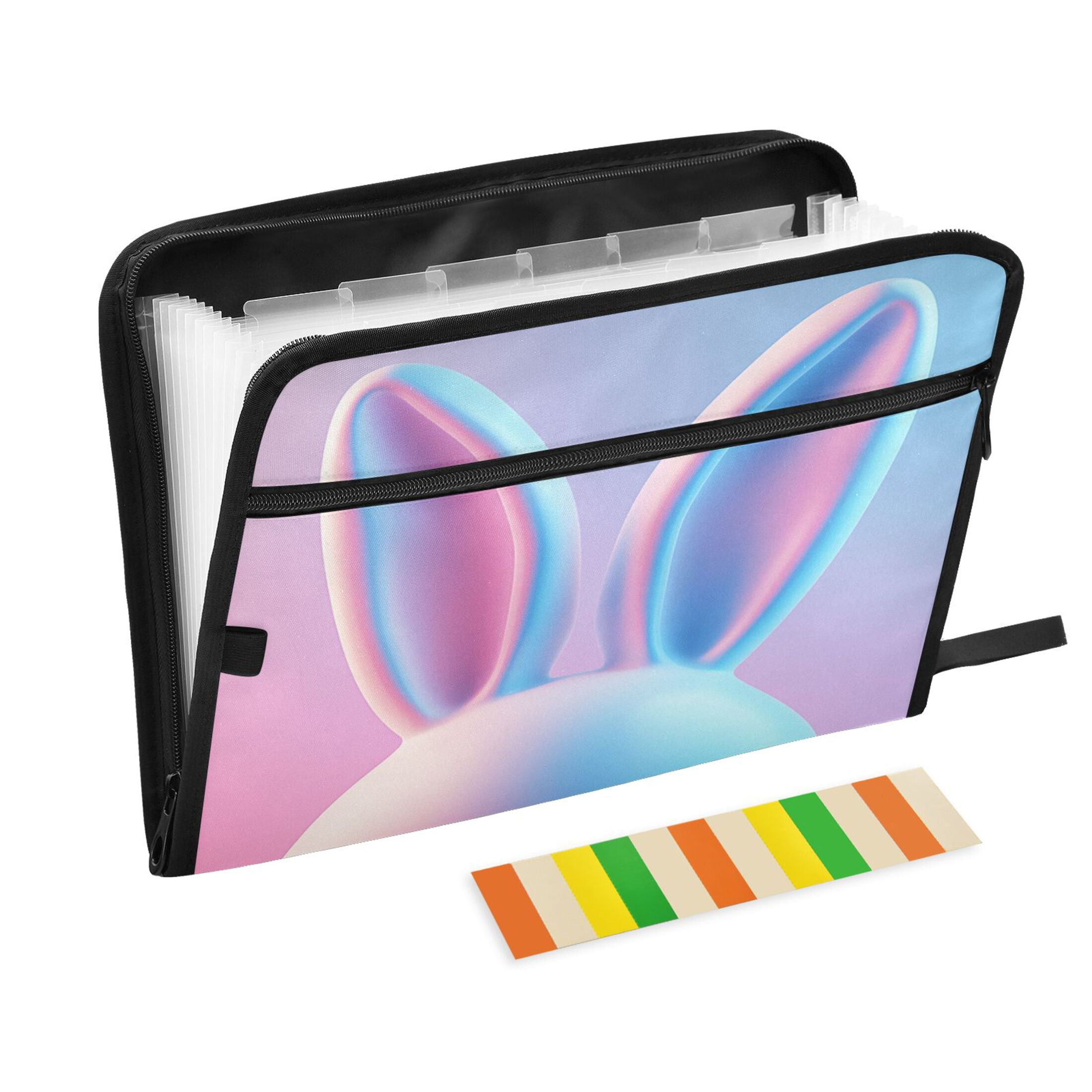 Accordion File Organizer with Zip Closure 13 Pockets Expanding File ...
