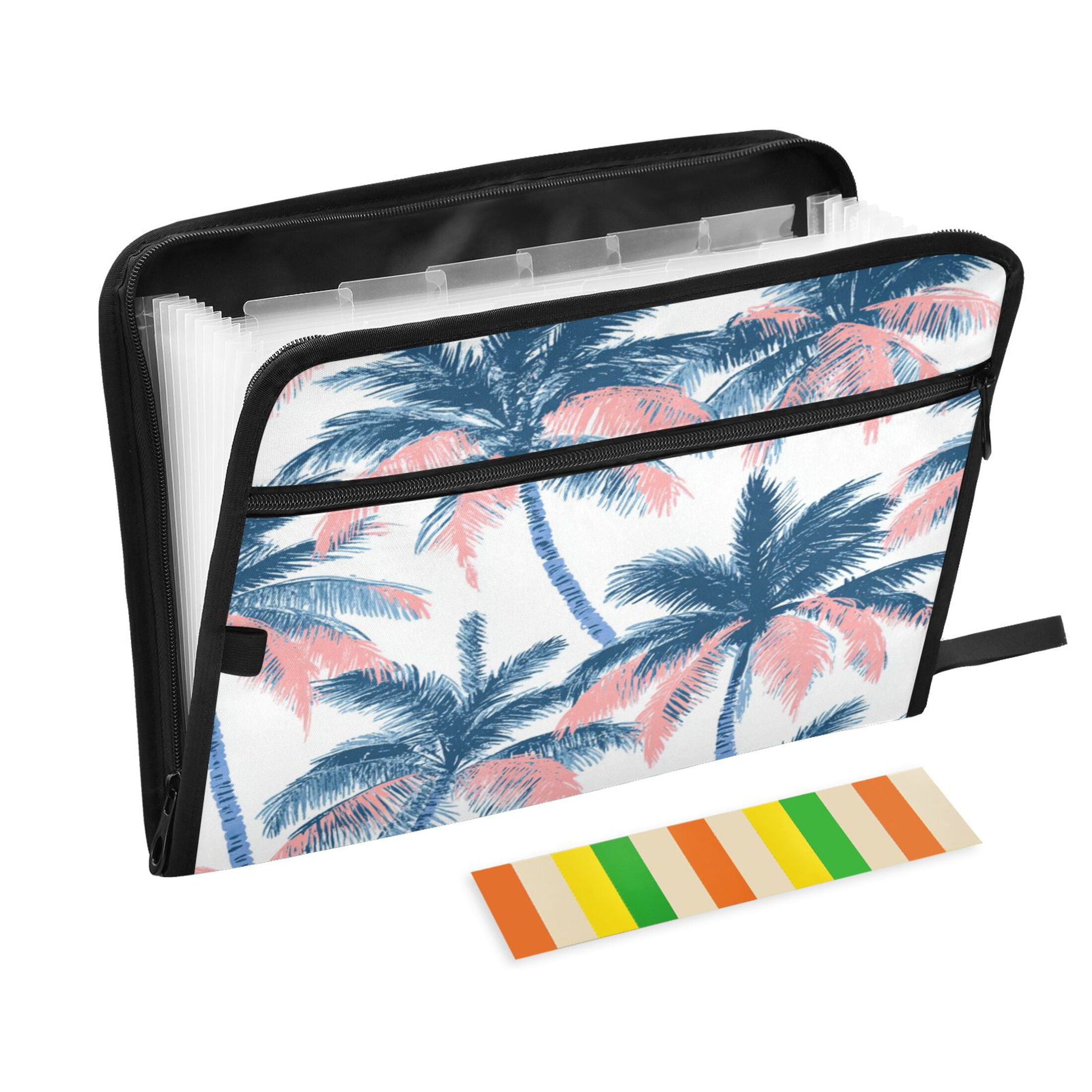 Accordion File Organizer with Zip Closure 13 Pockets Expanding File ...