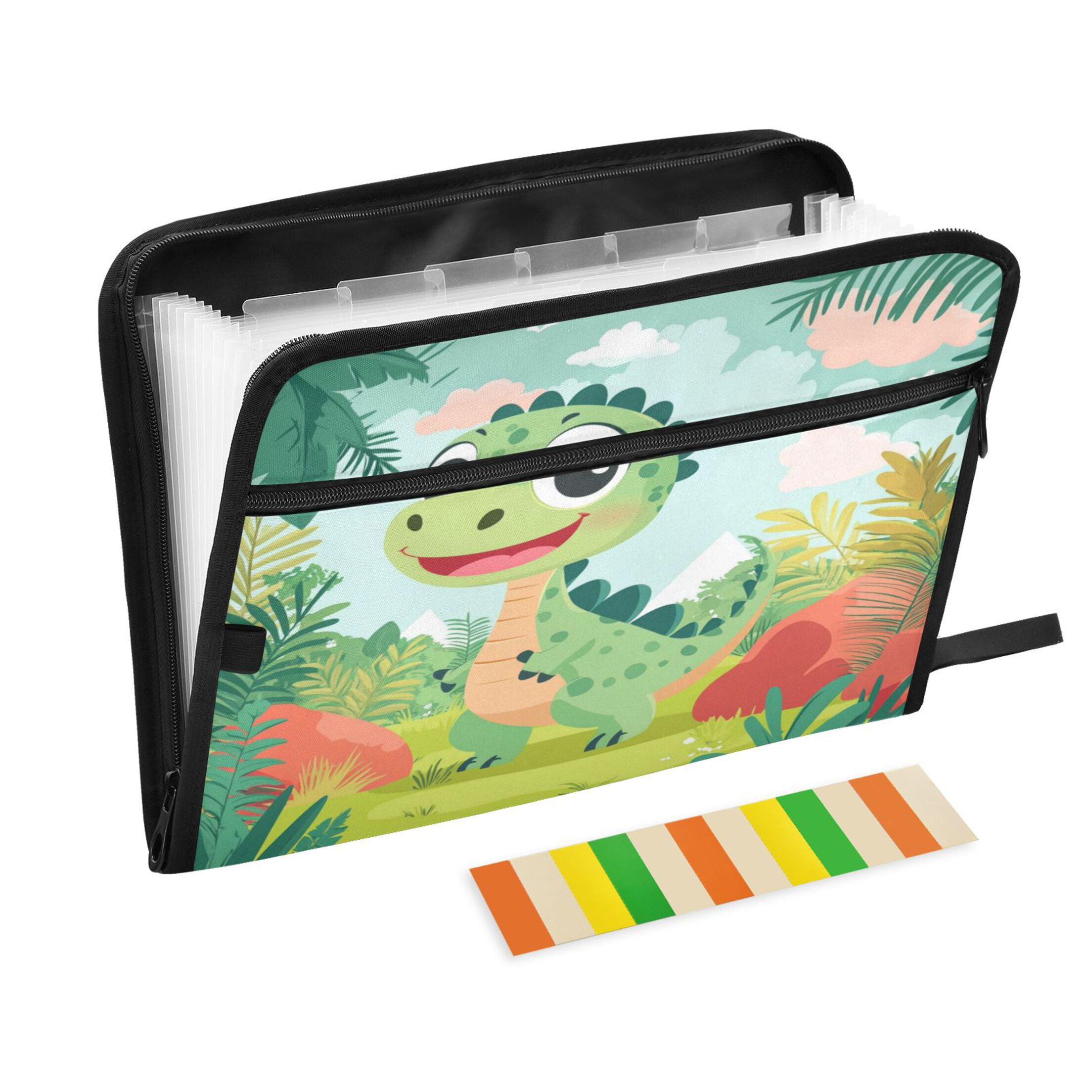 Accordion File Organizer with Zip Closure 13 Pockets Expanding File ...