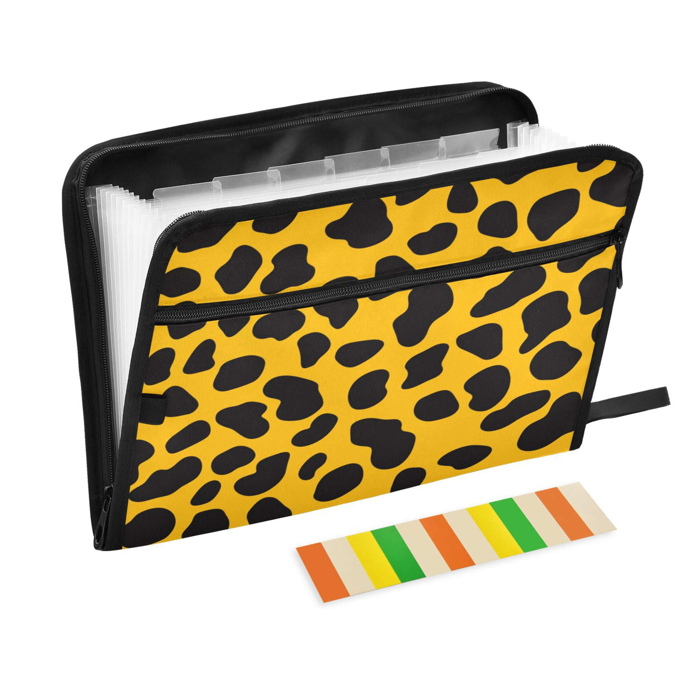 Accordion File Organizer with Zip Closure 13 Pockets Expanding File ...