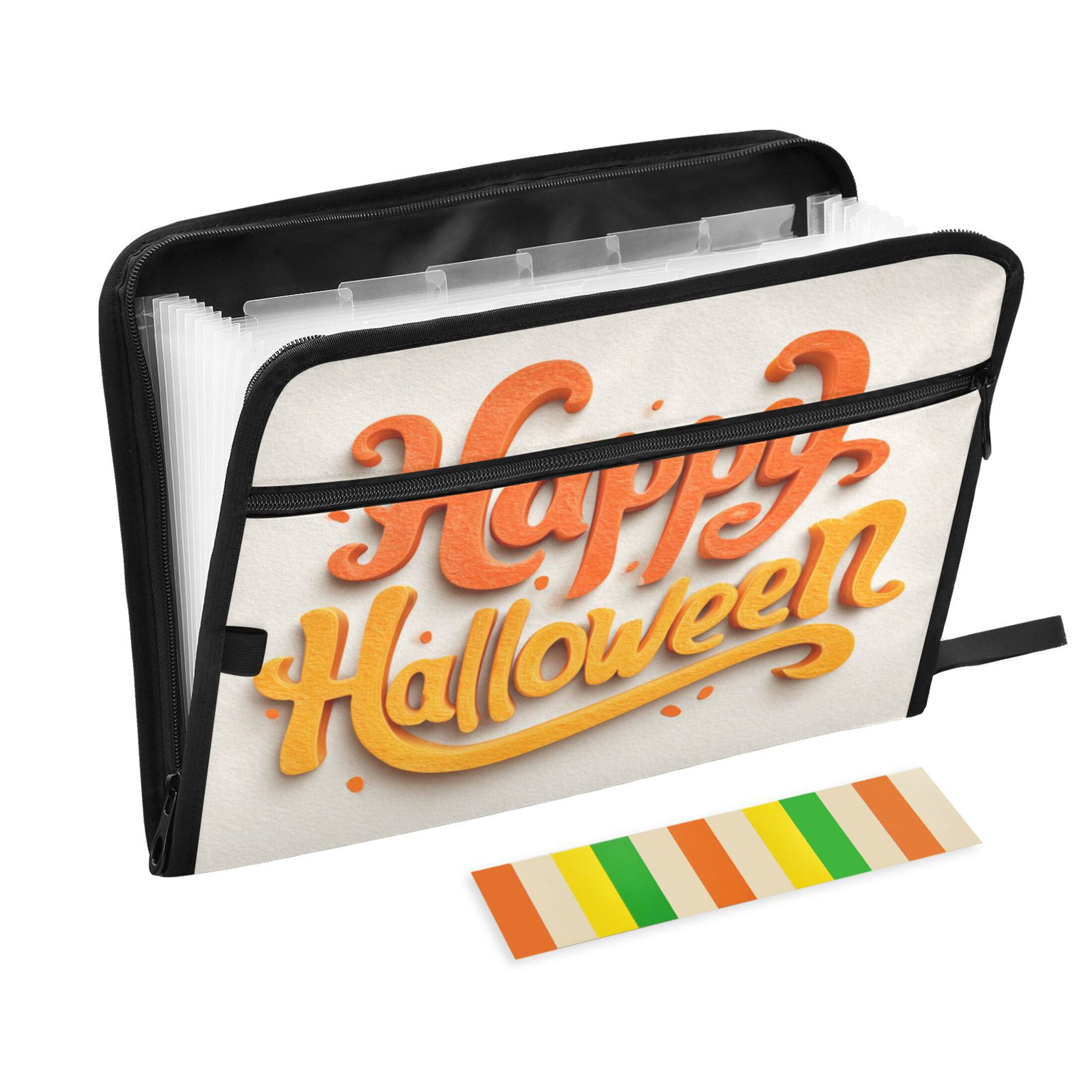 Accordion File Organizer with Zip Closure 13 Pockets Expanding File ...