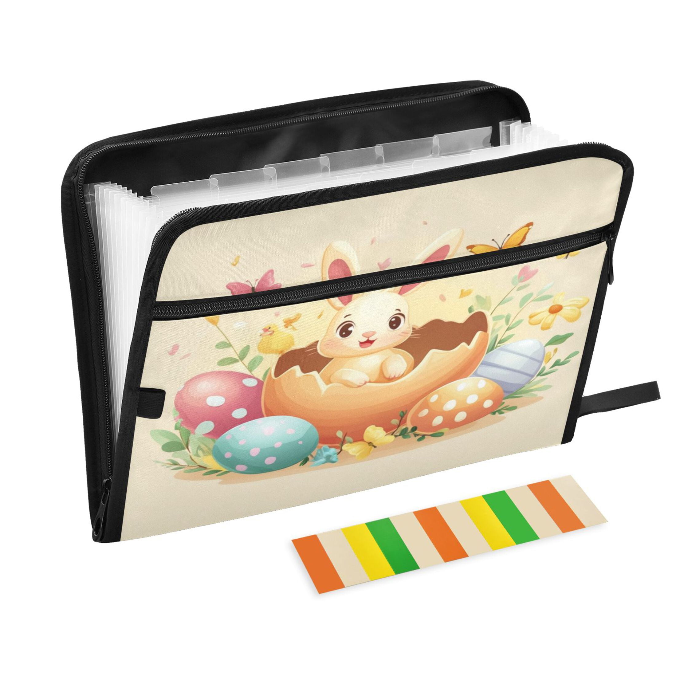 Accordion File Organizer with Zip Closure 13 Pockets Expanding File Folder Letter A4 Paper ...