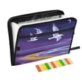 Accordion File Organizer with Zip Closure 13 Pockets Expanding File ...