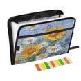 Accordion File Organizer with Zip Closure 13 Pockets Expanding File ...