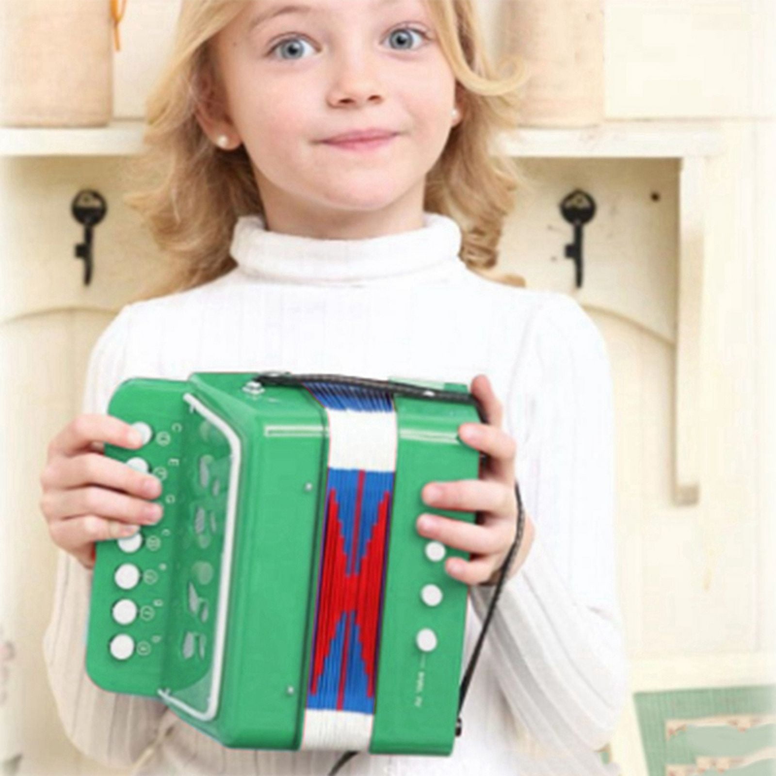 Accordion Toy 7 Key Accordions for Children, Educational Musical ...