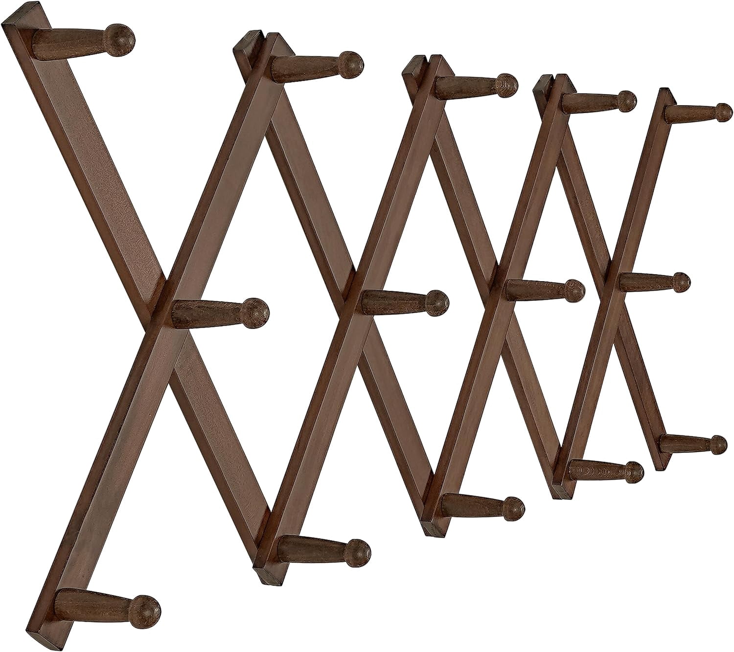 Accordion Wall Hanger, Modern Expandable Coat Rack Wall Mounted, Solid ...