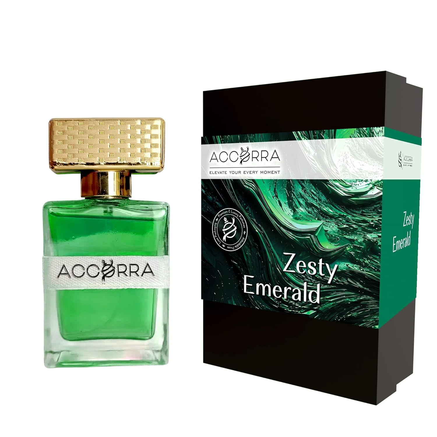 Accorra Zesty Emerald Perfume For Men 50ml, 1.6 Fl.oz. | Long Lasting ...