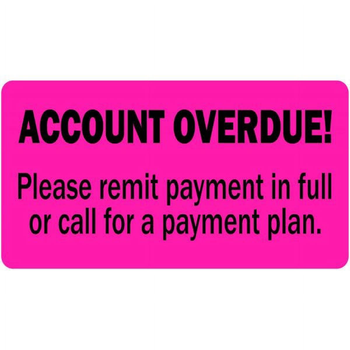 Account Overdue Labels - Walmart.com