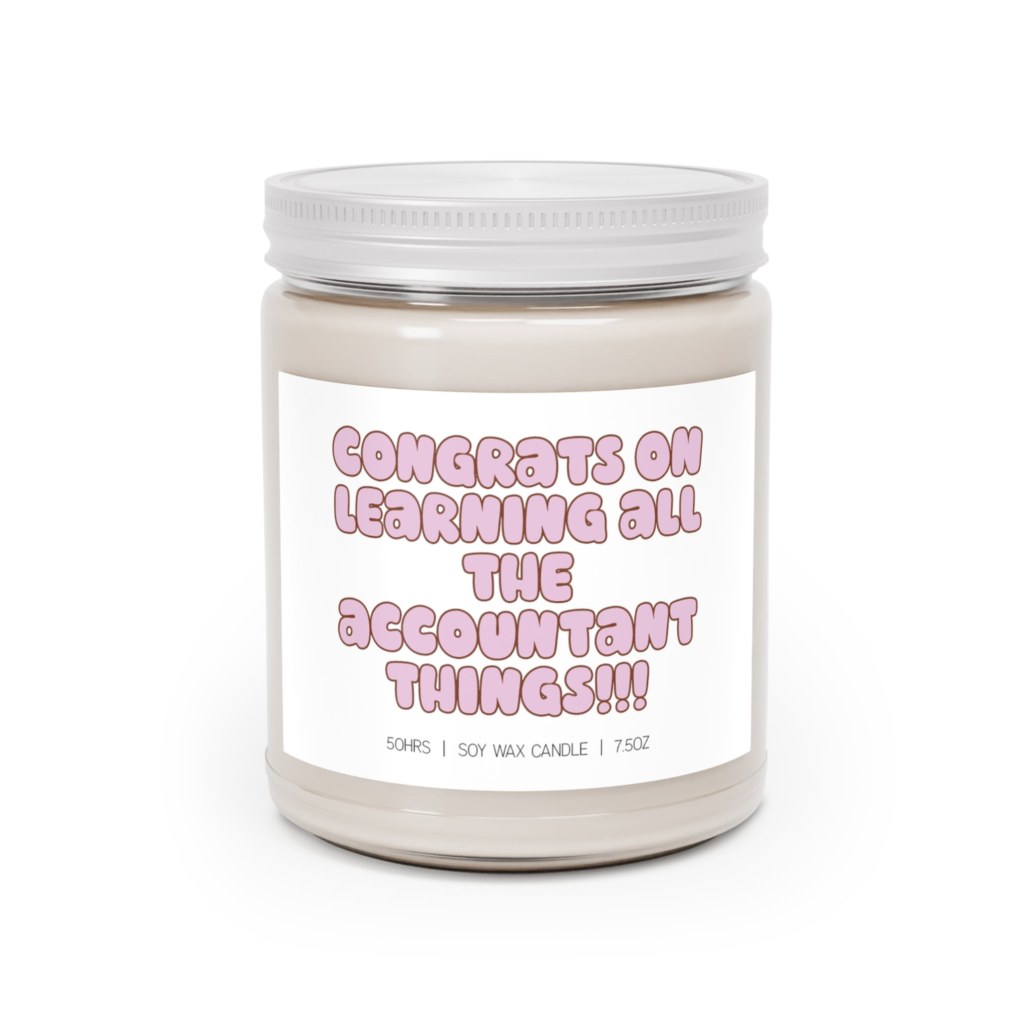 Accountant CPA Grad Graduation Candle, Gifts, Decor - Walmart.com