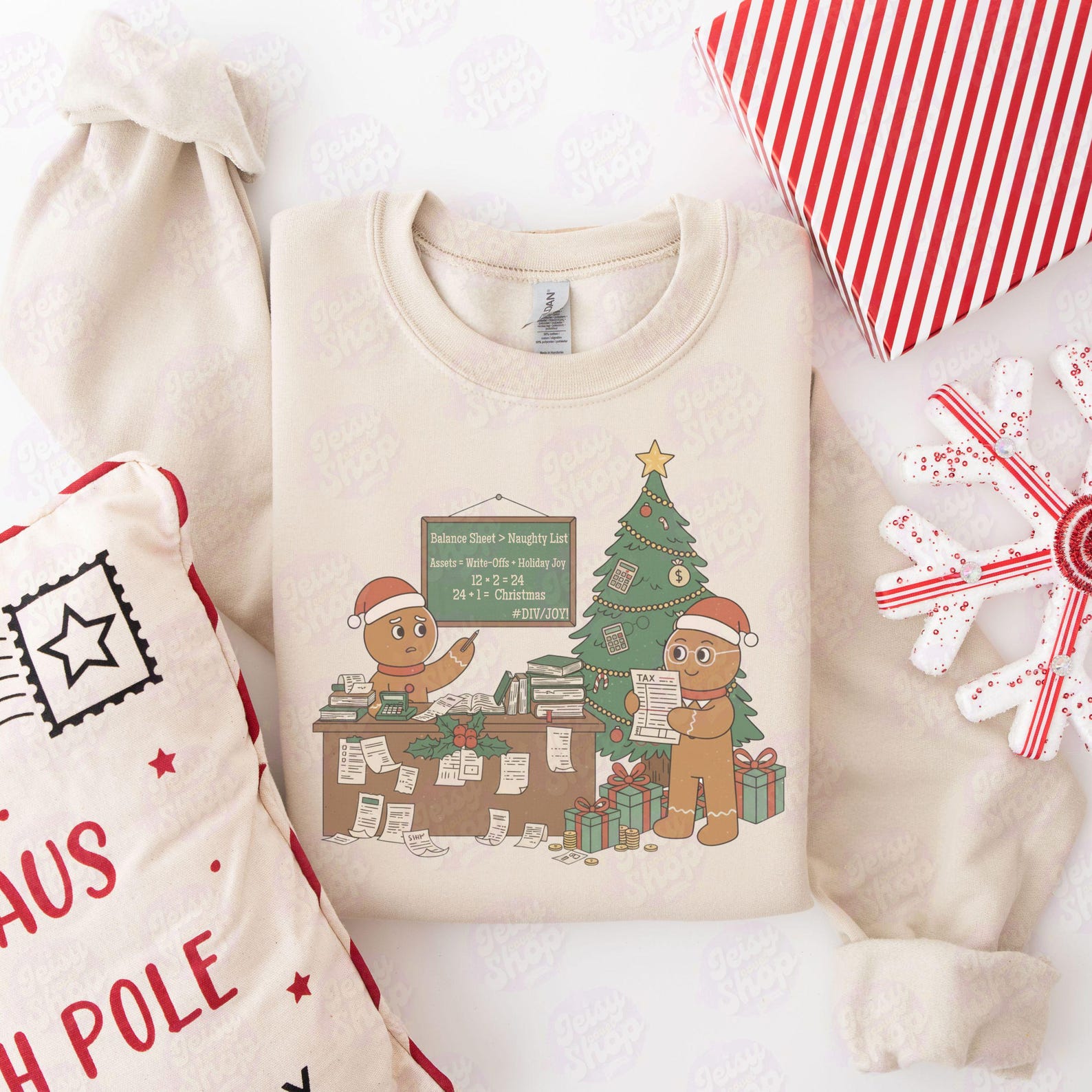 Accountant Christmas Sweatshirt, CPA Accountant Holiday Shirt ...
