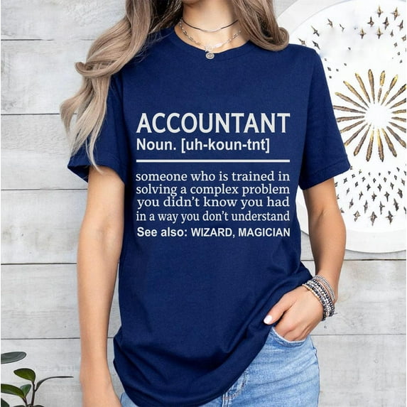 Accountant Definition Shirt - Accountant Gift - Wizard Magician Problem ...