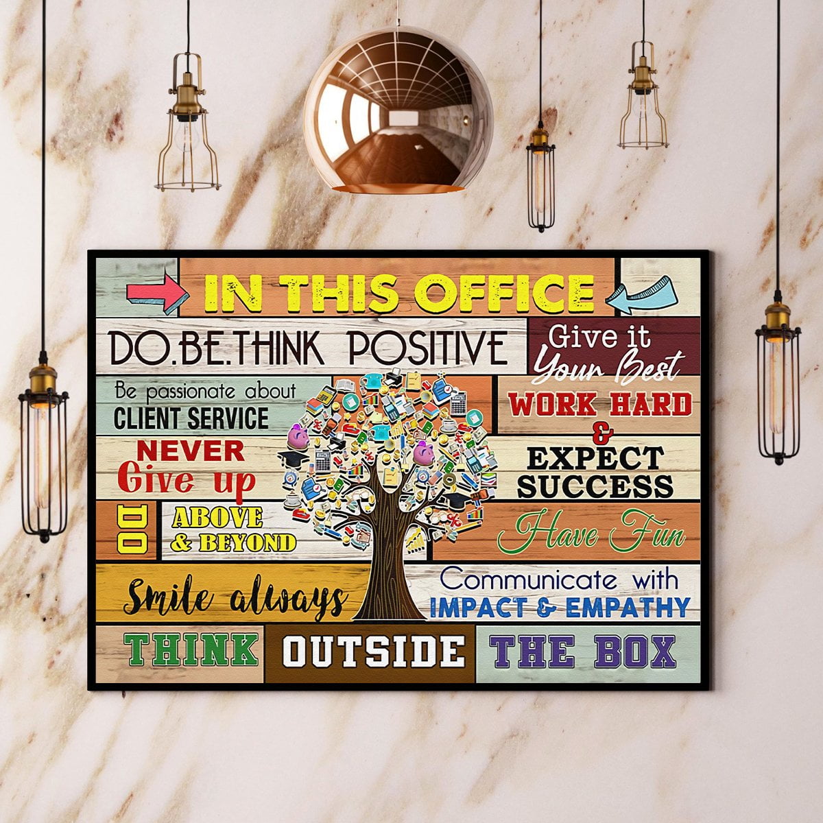 Accountant In This Office Think Outside The Box Paper Poster No Frame ...